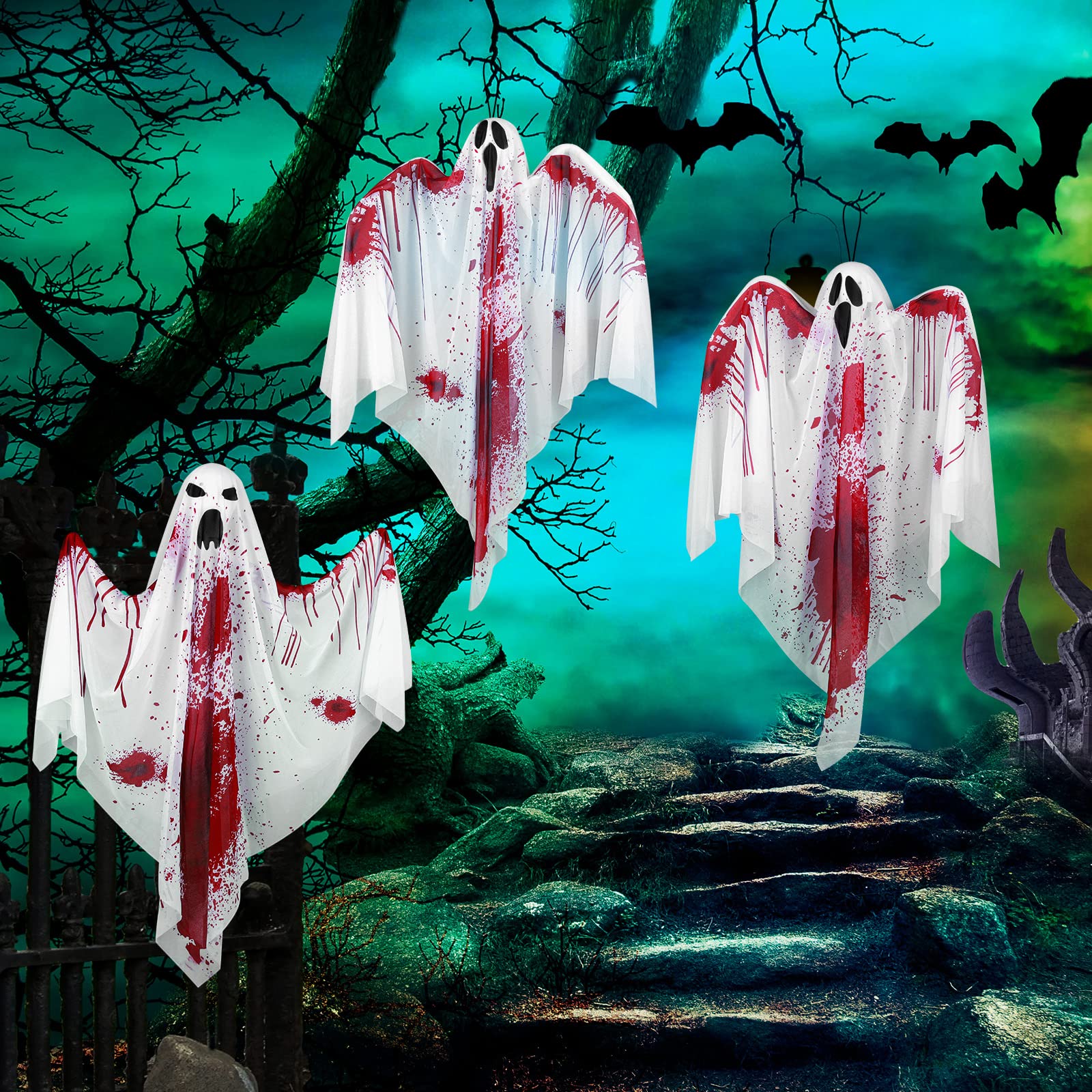 Spooky fun ghost Halloween Decor Bundle - munimoro.gob.pe