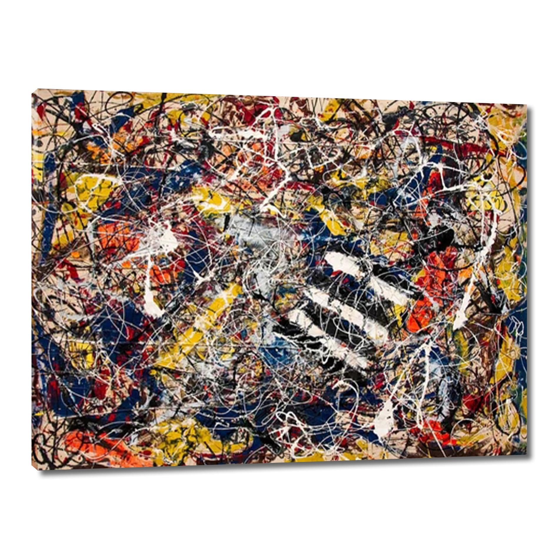 Convergence Jackson Pollock Convergence Abstract Jackson Pollock Style