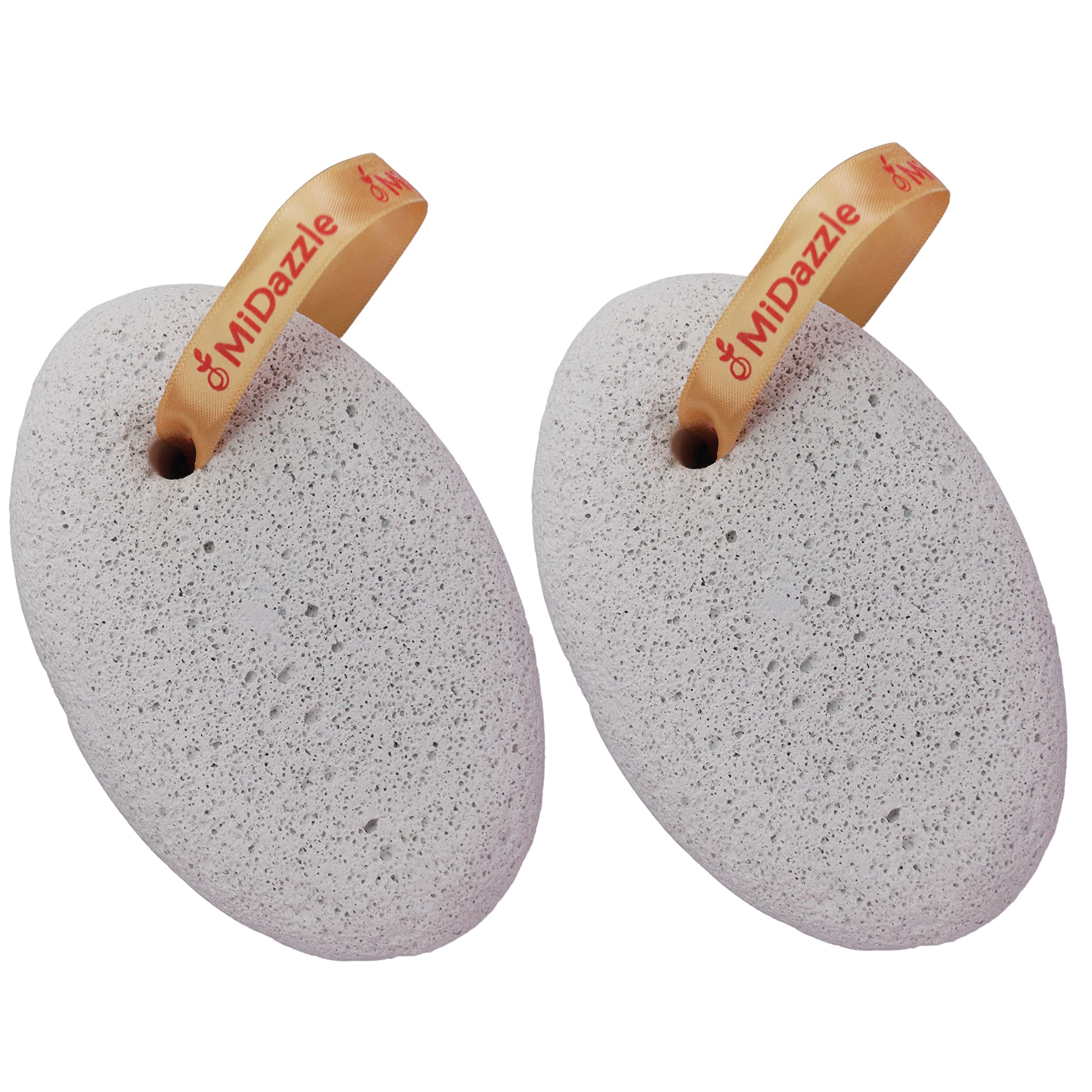 Buy Midazzle Oval Shaped Pumice Stone - Large (White) - Pack of 2 ...