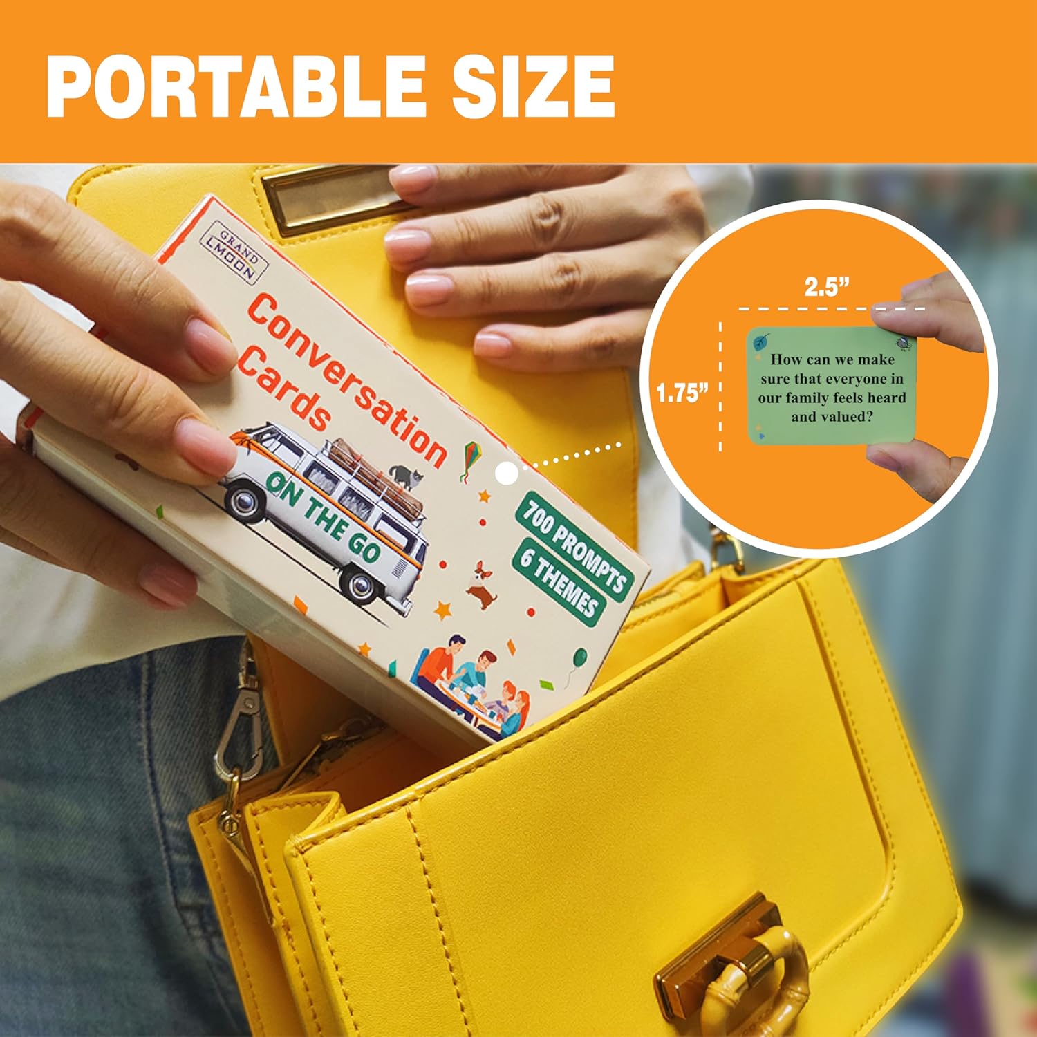 GRANDLMOON 700 tarjetas de conversación con 6 temas y juego de ...