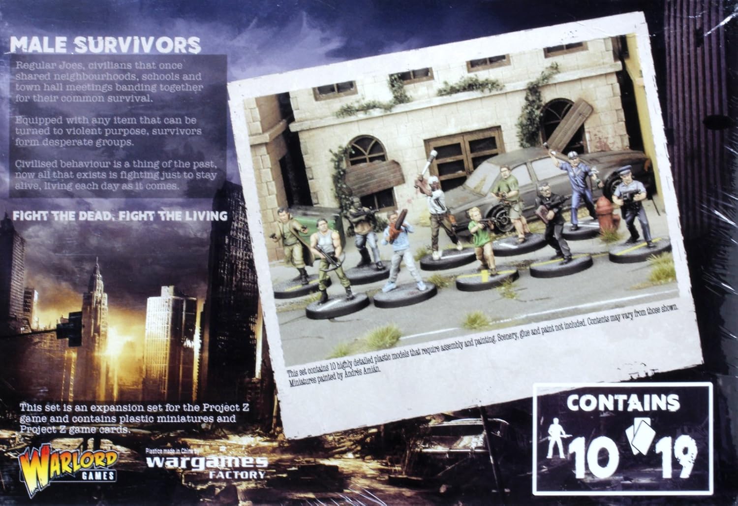 Project Z – Male Survivors (10) (28mm scale) (Warlord Games) - BigaMart