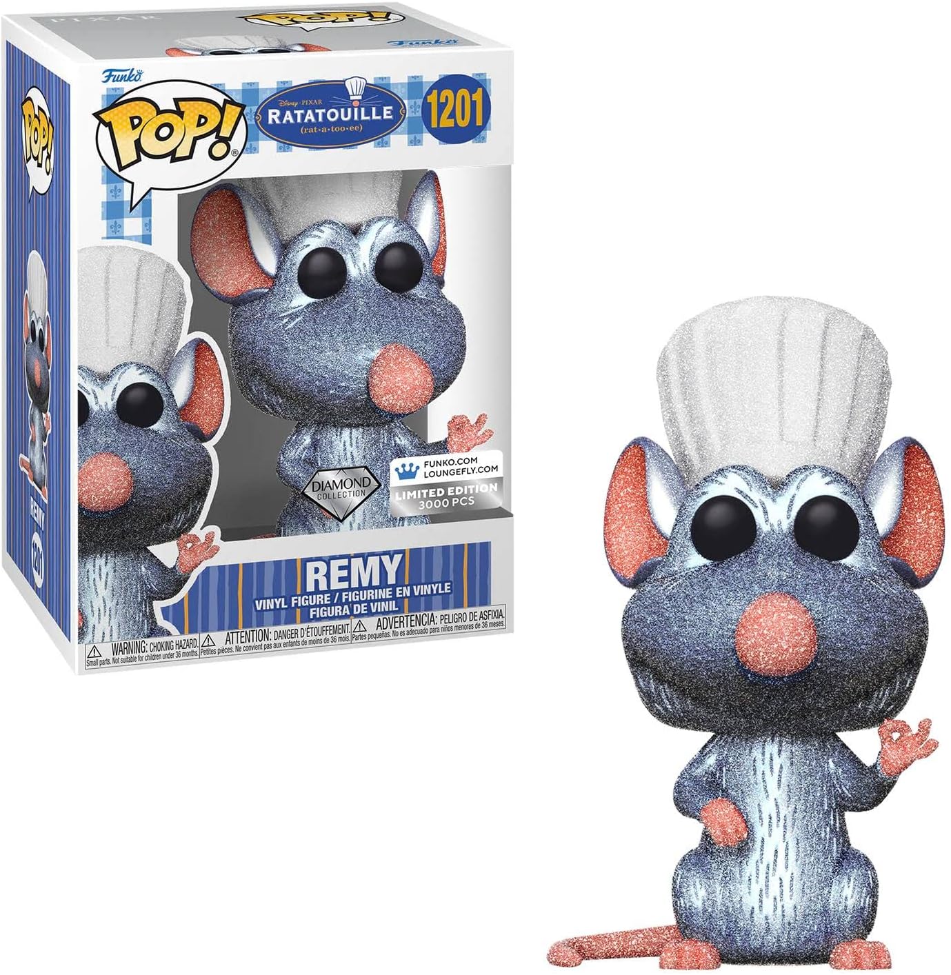 Amazon.com: Funko Pop! Ratatouille Remy Diamond Collection Exclusive ...