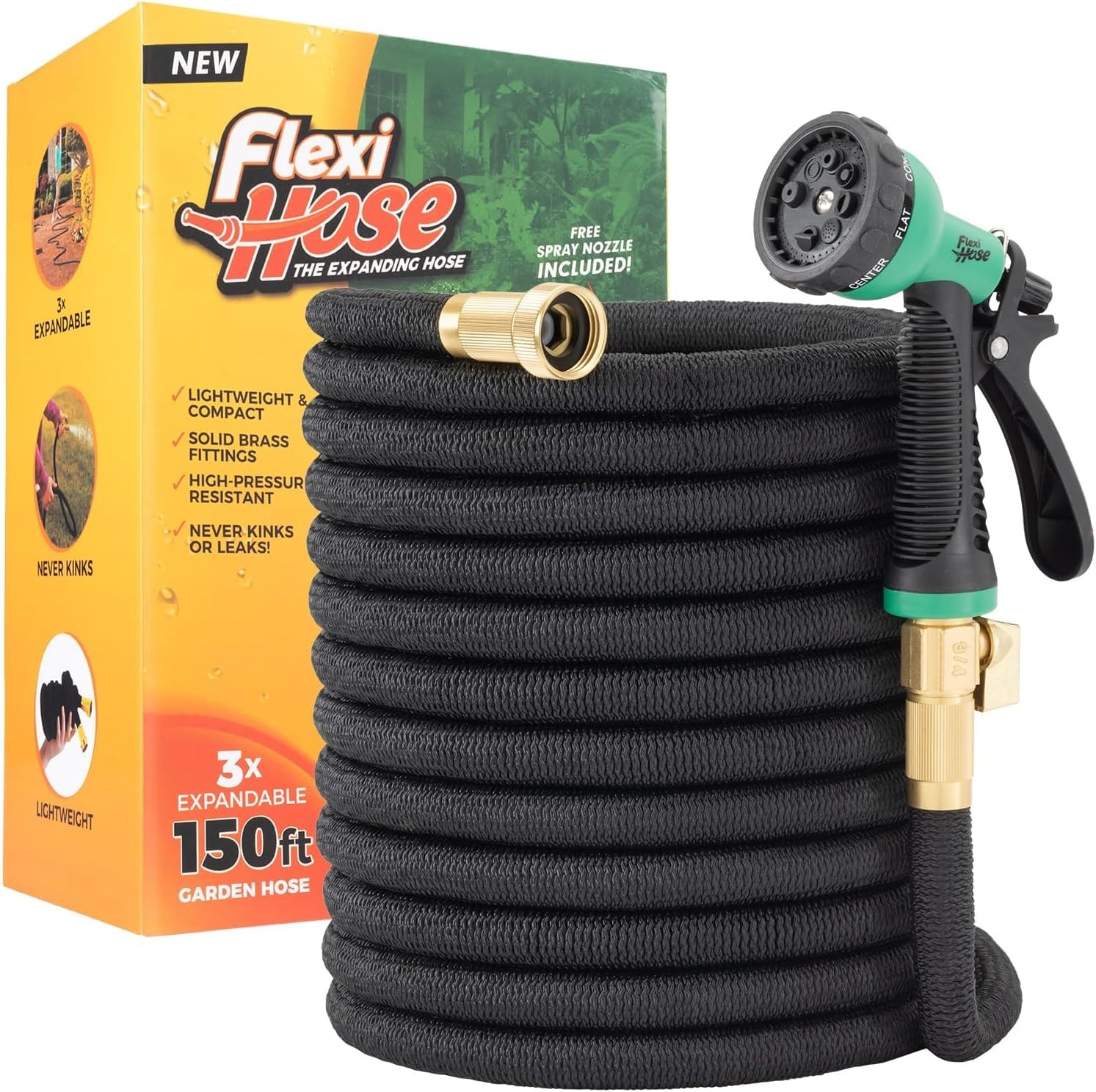 Amazon.com : Bionic Flex 50’ Garden Hose, Ultra Durable & Lightweight ...