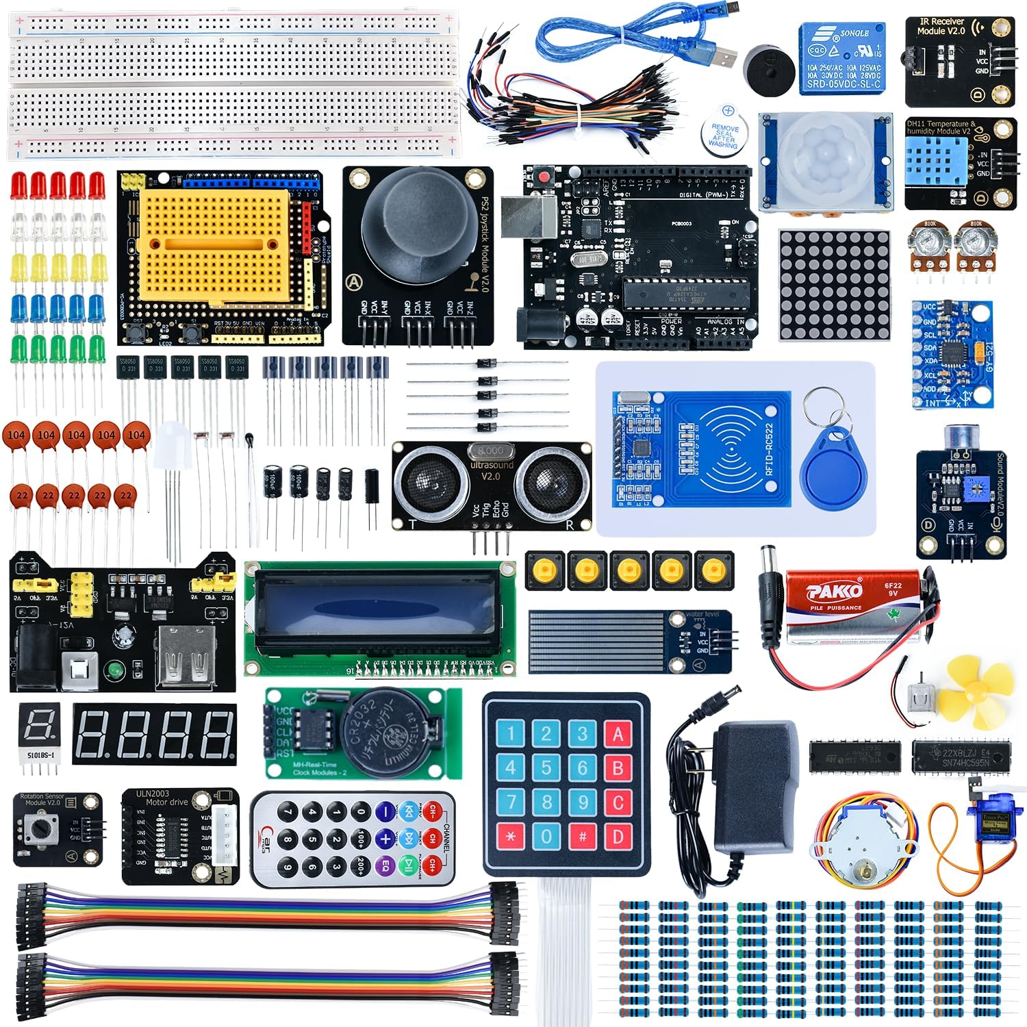 Amazon.com: Most Complete Starter Kit for UNO R3 Project Electronics ...