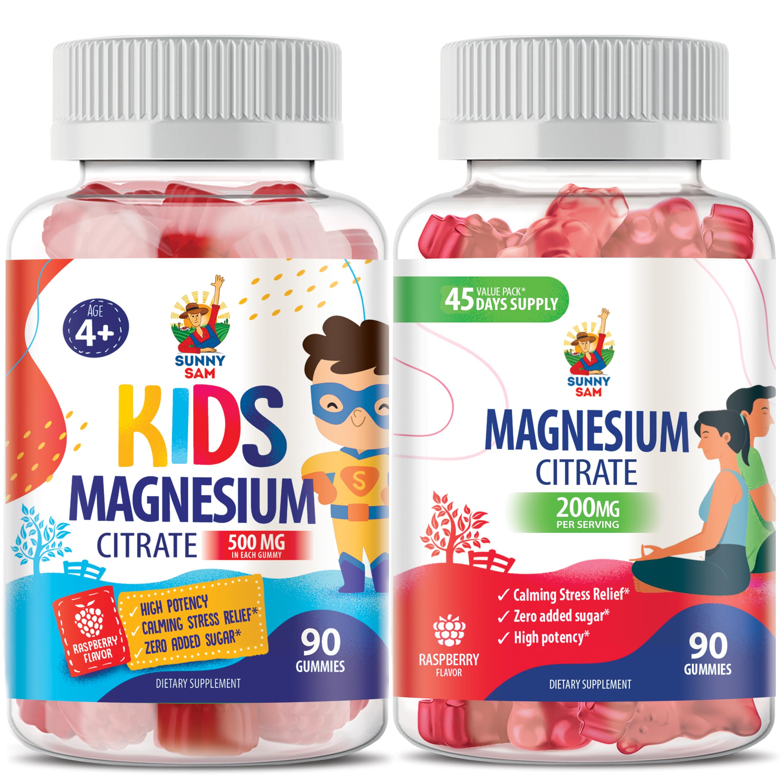 Amazon.com: Magnesium Gummies for Kids & Adults - Calm Magnesium Chews ...