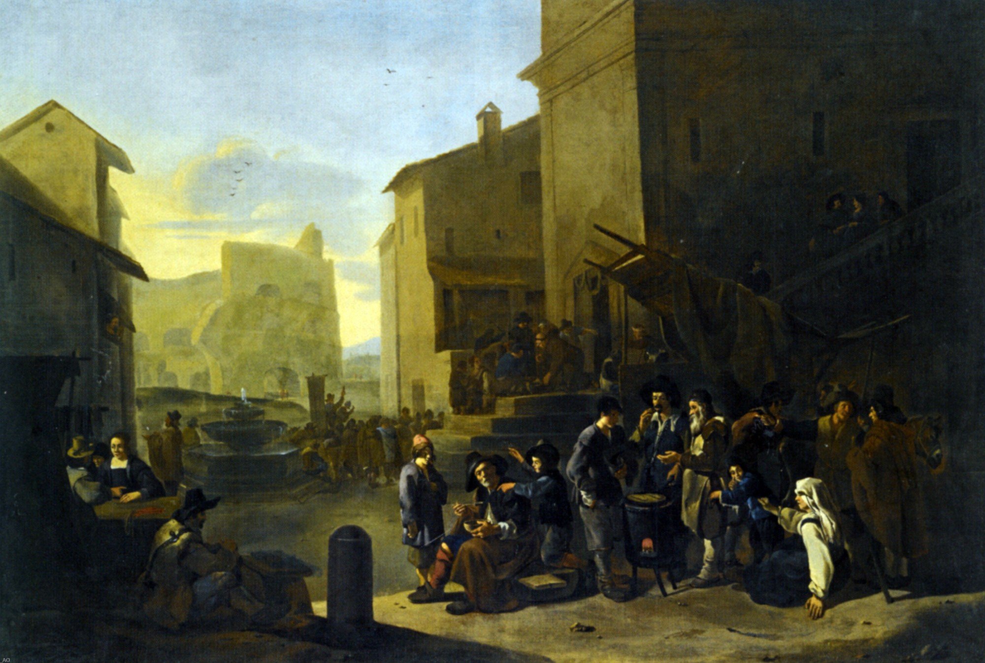 Roman Market Scene
