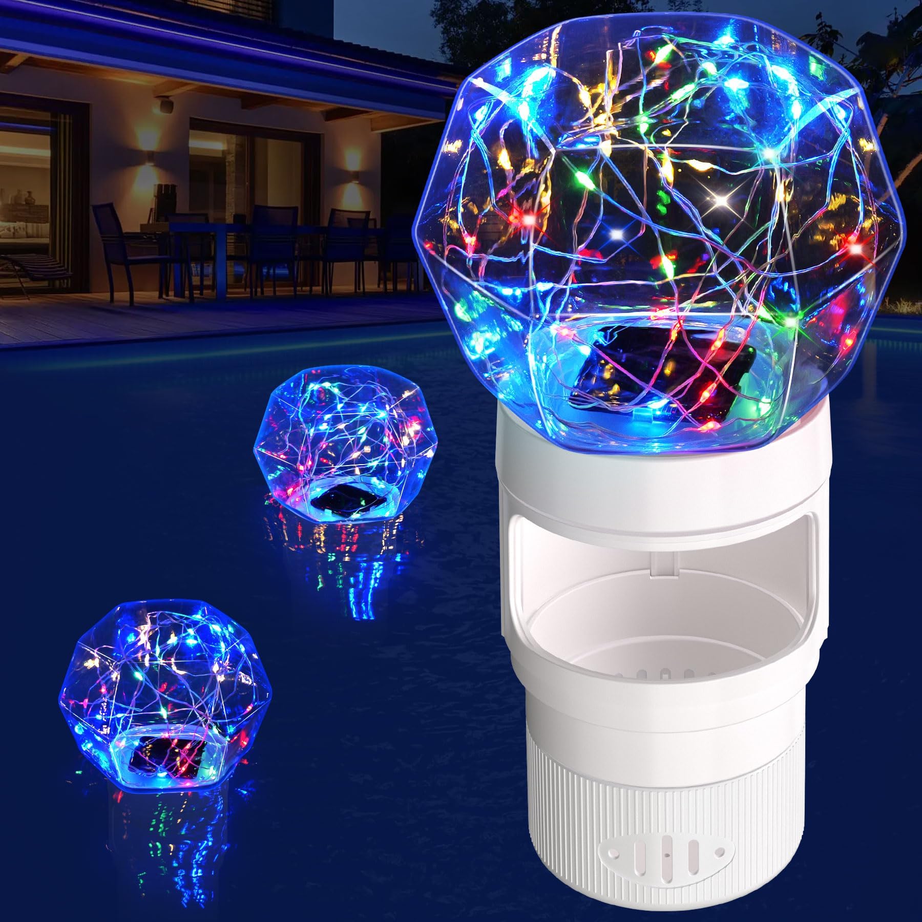 Amazon.com: GAME Solar Light-Up Globe Pool Chlorinator; 3”-Tablet ...