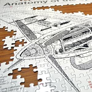 Anatomy of the Spitfire 1000Pc Jigsaw Puzzle : Amazon.fr: Jeux et Jouets