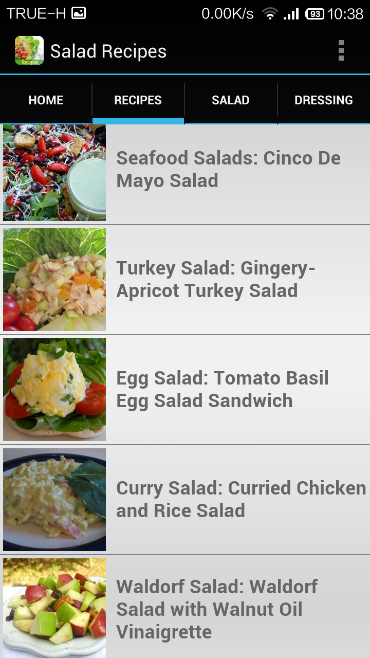 Daily Recipes for Salad - App on Amazon Appstore