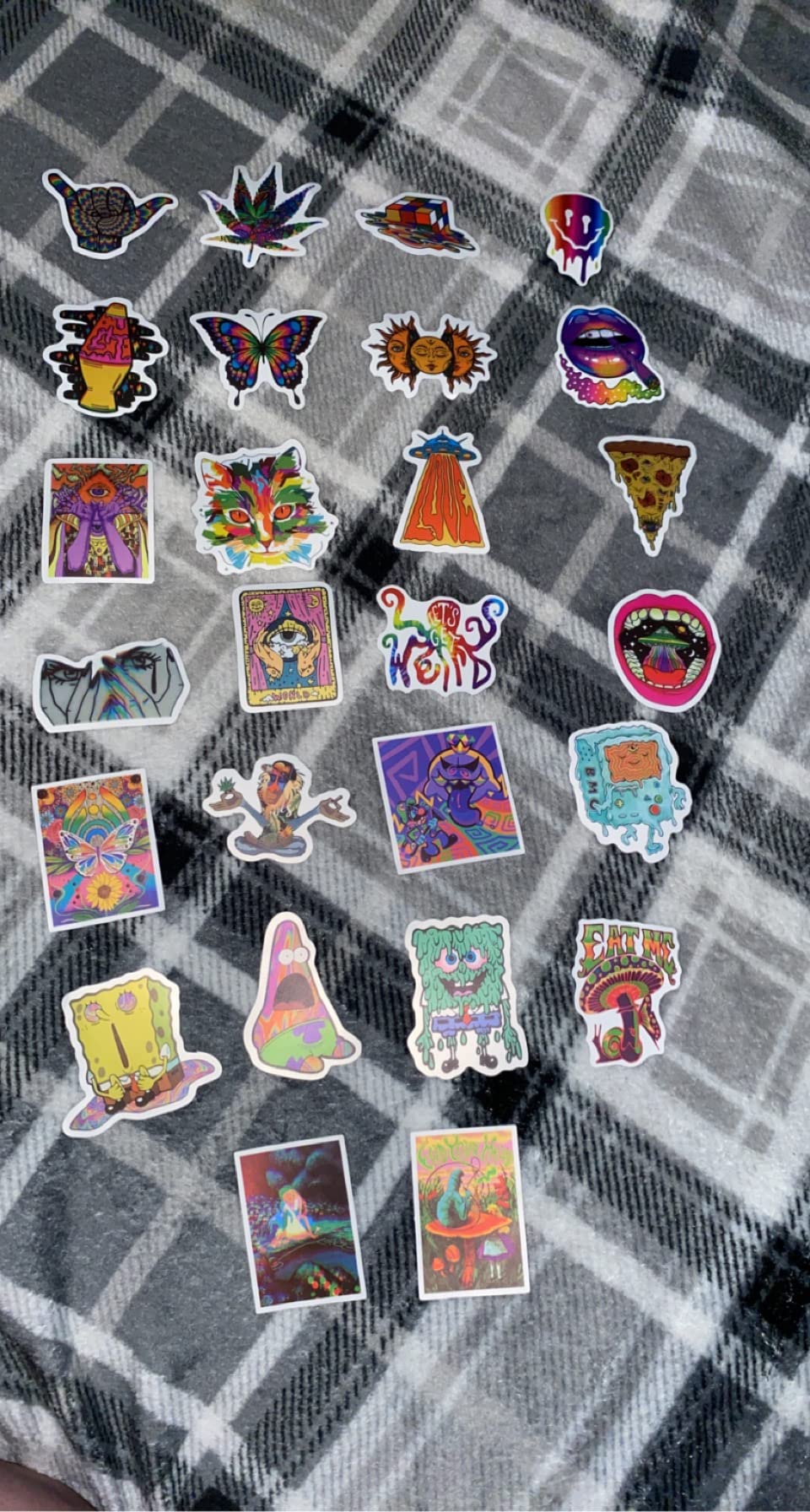 $1/mo - Finance Trippy Stickers 100 PCS Psychedelic Stickers for Adults ...