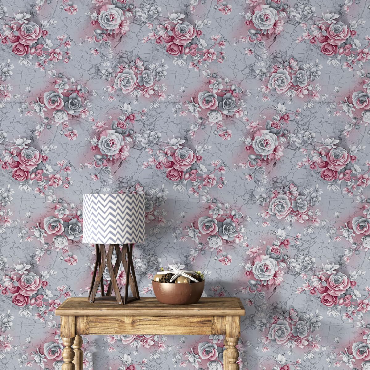 DWELLSINDIA Self |Pattern for Printing| Adhesive Wallpaper Peel & Stick ...