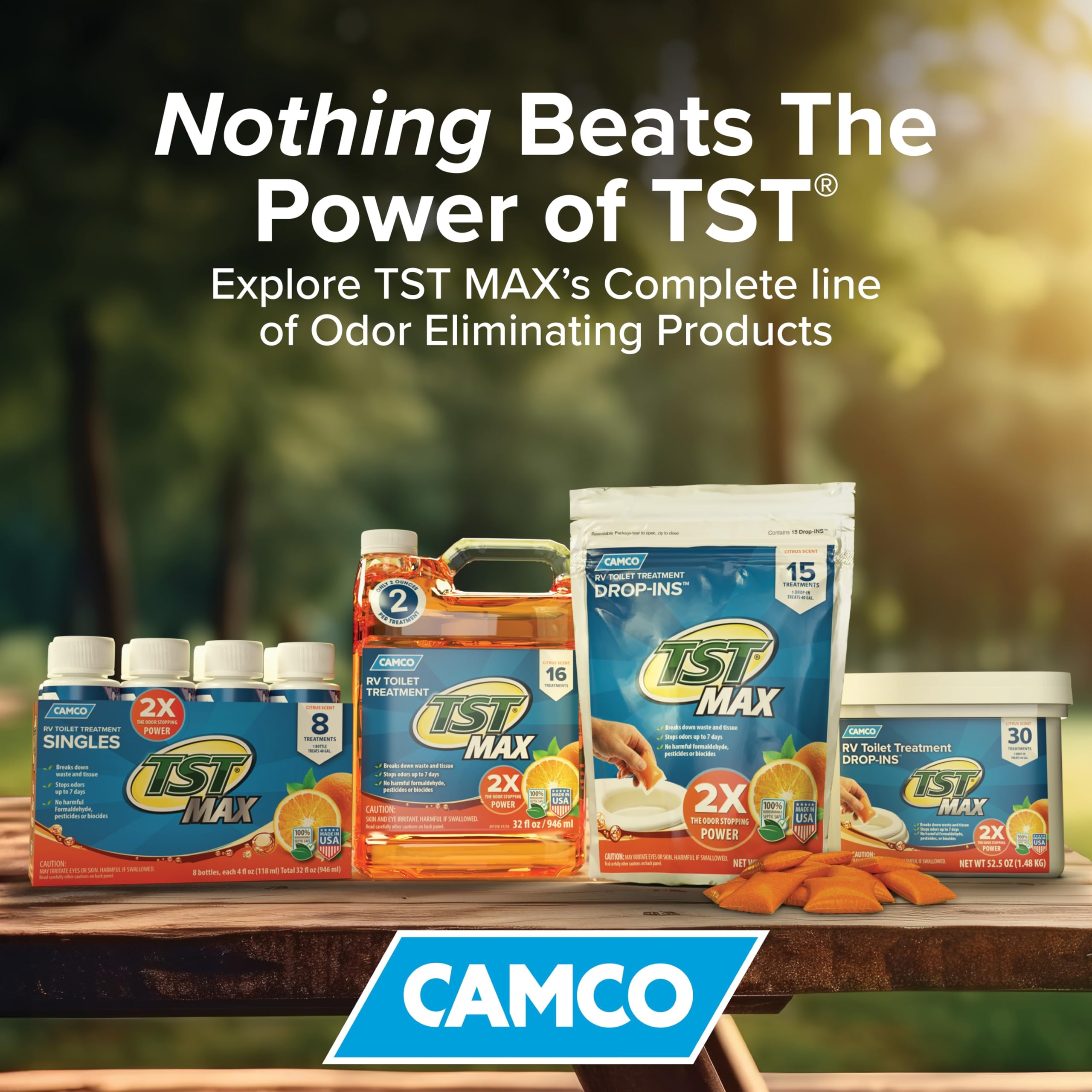 Snapklik.com : Camco TST MAX RV Toilet Treatment 1-Gallon - Control ...