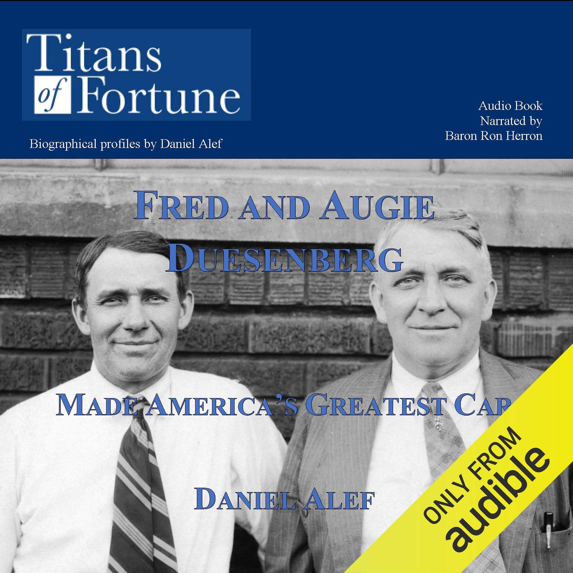 Buy Fred and Augie Duesenberg Made America's Greatest Car Online at ...