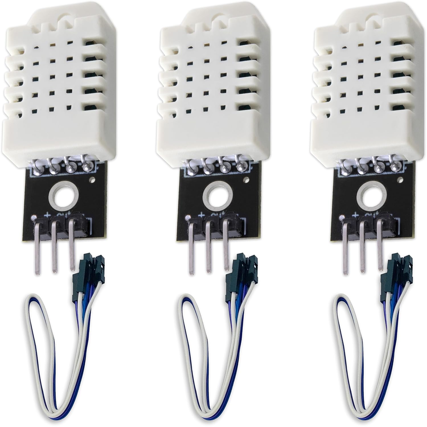 3pcs DHT22 AM2302 Digital Temperature Humidity Sensor Module Compatible ...