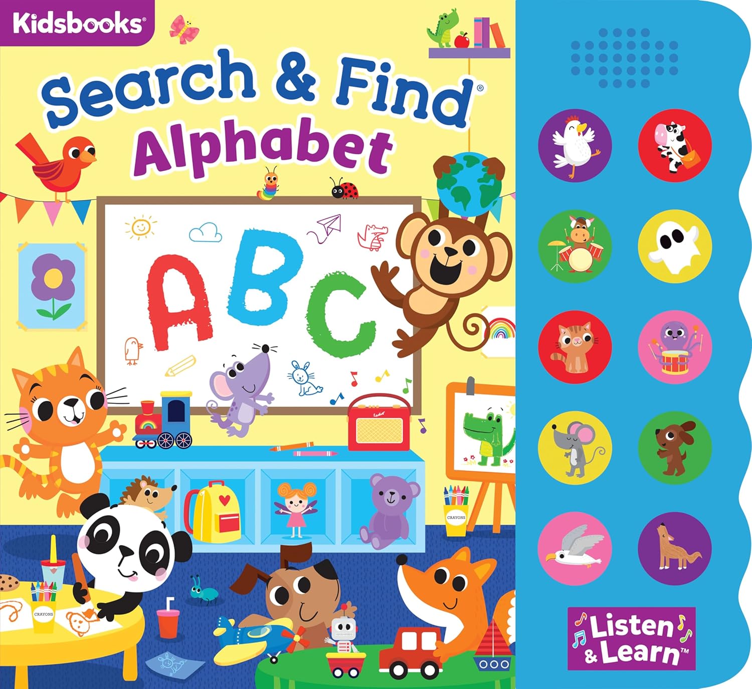 Amazon.com: Search & Find: Alphabet (Sound Book) (Search & Find 10 ...