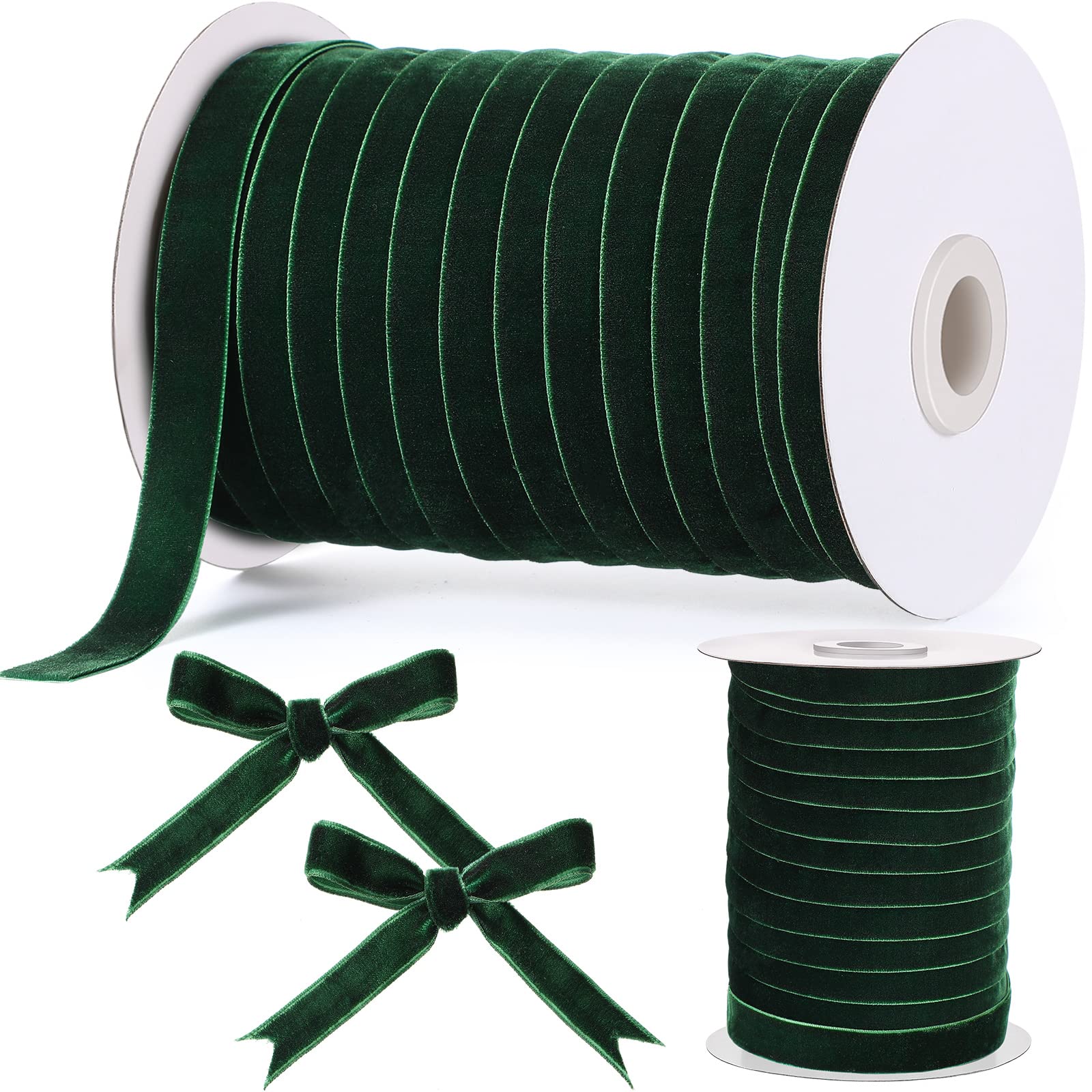 Amazon.com: Chuangdi Velvet Ribbon Spool Vintage Velvet Ribbons for ...