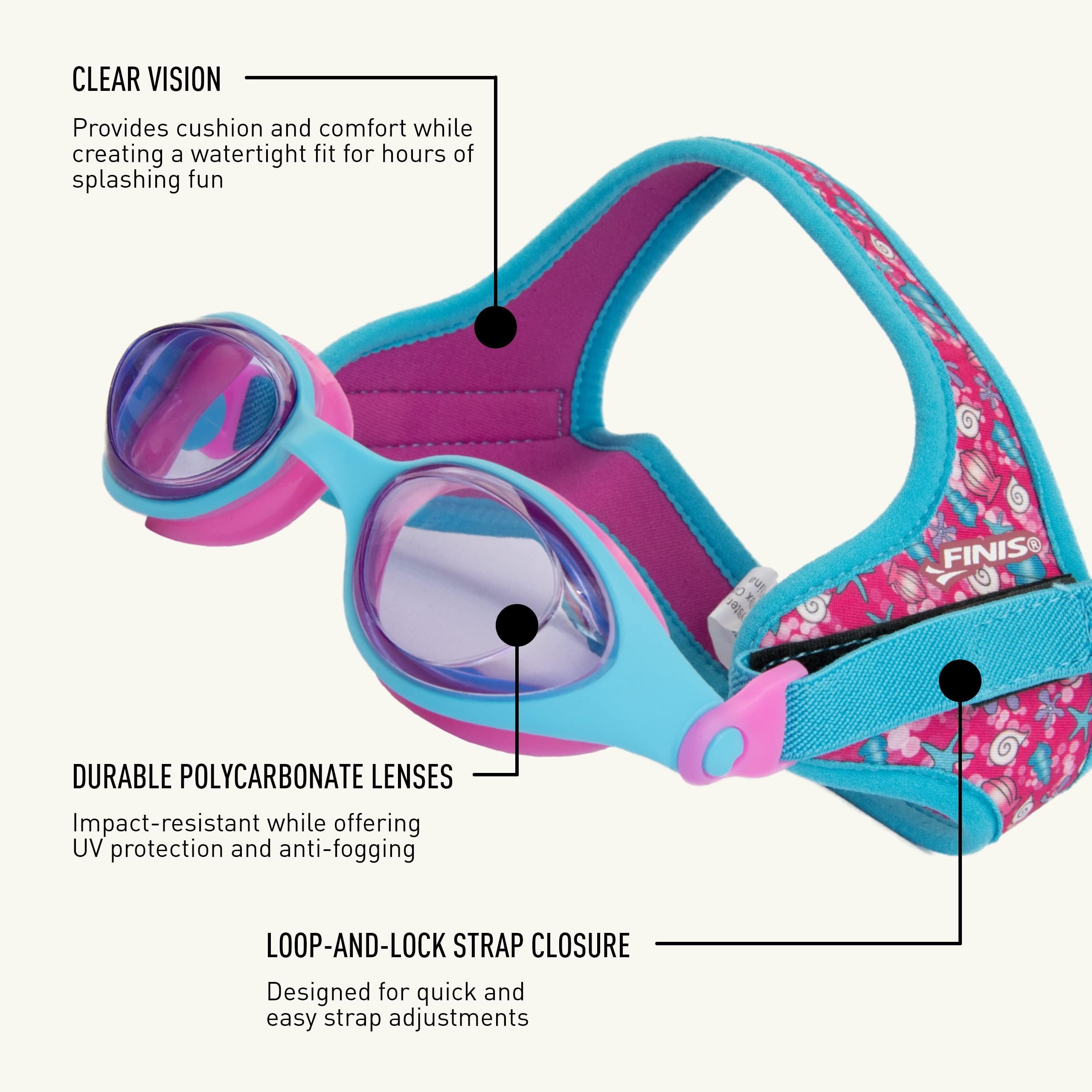 Snapklik.com : DragonFly Kids Swim Goggles - Ages 3-8 - UV Protection ...
