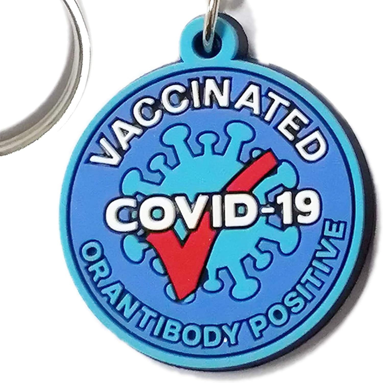 Amazon.com: SOFTIPINZ Vaccinated for Covid 19 KEYCHAIN keyring soft ...