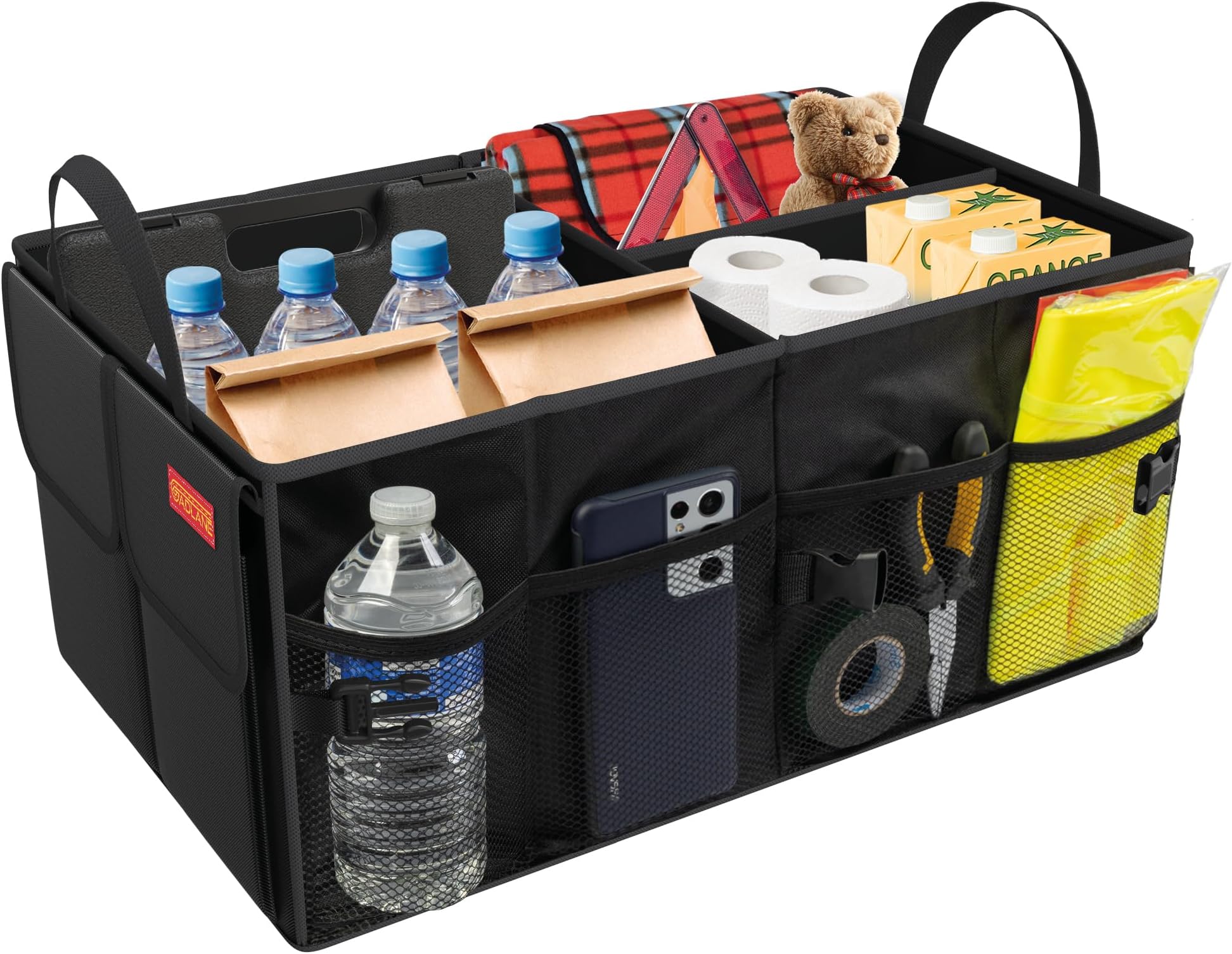 Drive Auto Car Boot Organiser – Robust, Collapsible, Multi-Compartment ...