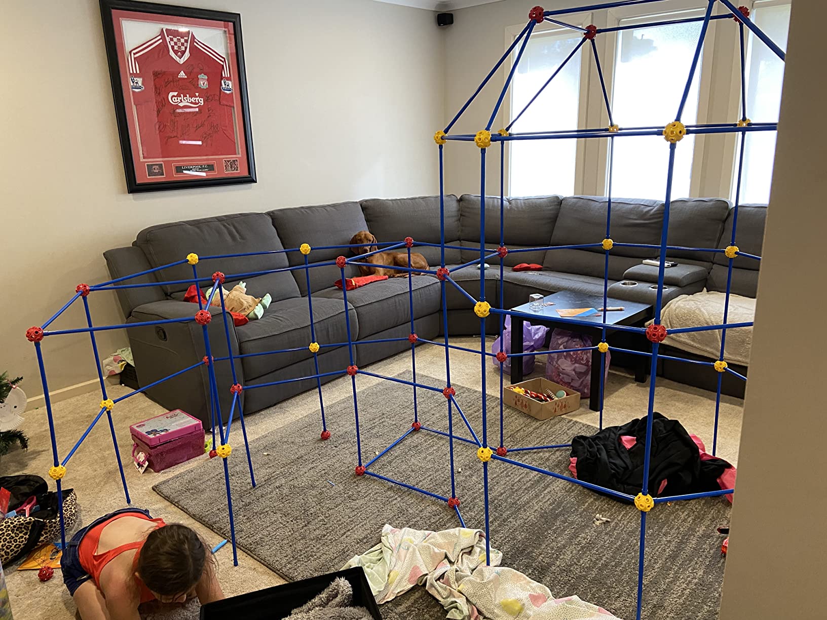 SNAPZ Fort Building Kit for Kids - Build a Fort with The Ultimate Fort ...