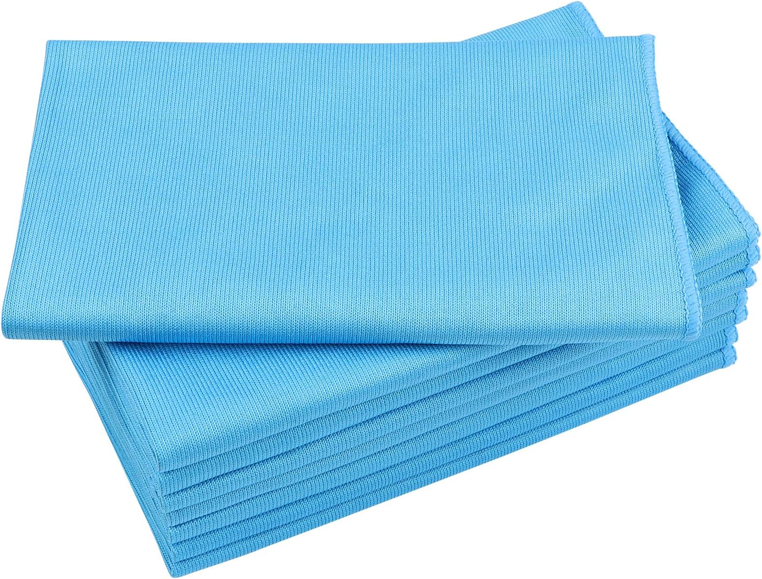 Amazon.com: Tatuo 18 Pcs Microfiber Cloth Glass Cleaning Cloth ...