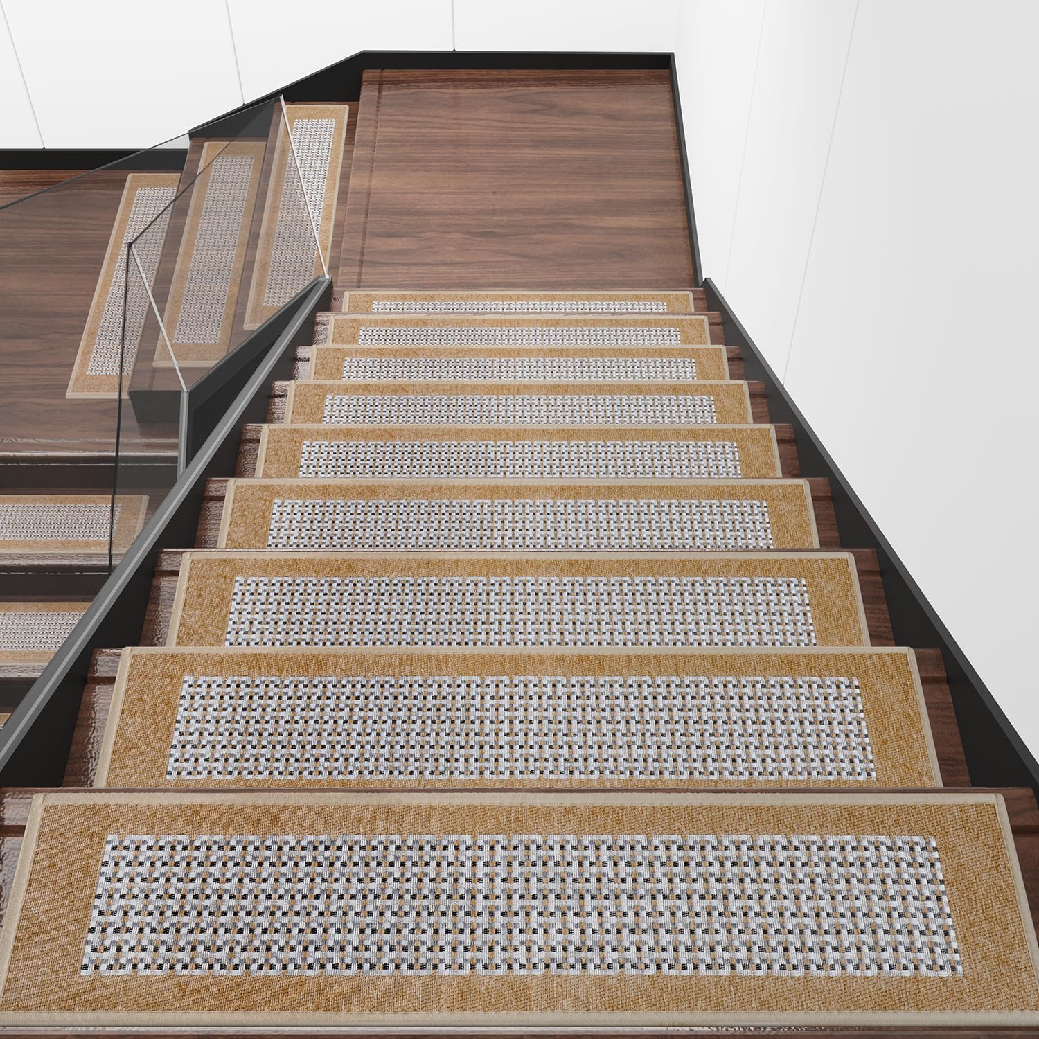 Snapklik.com : Hargiis Stair Treads For Wooden Steps Non-Slip Carpet ...