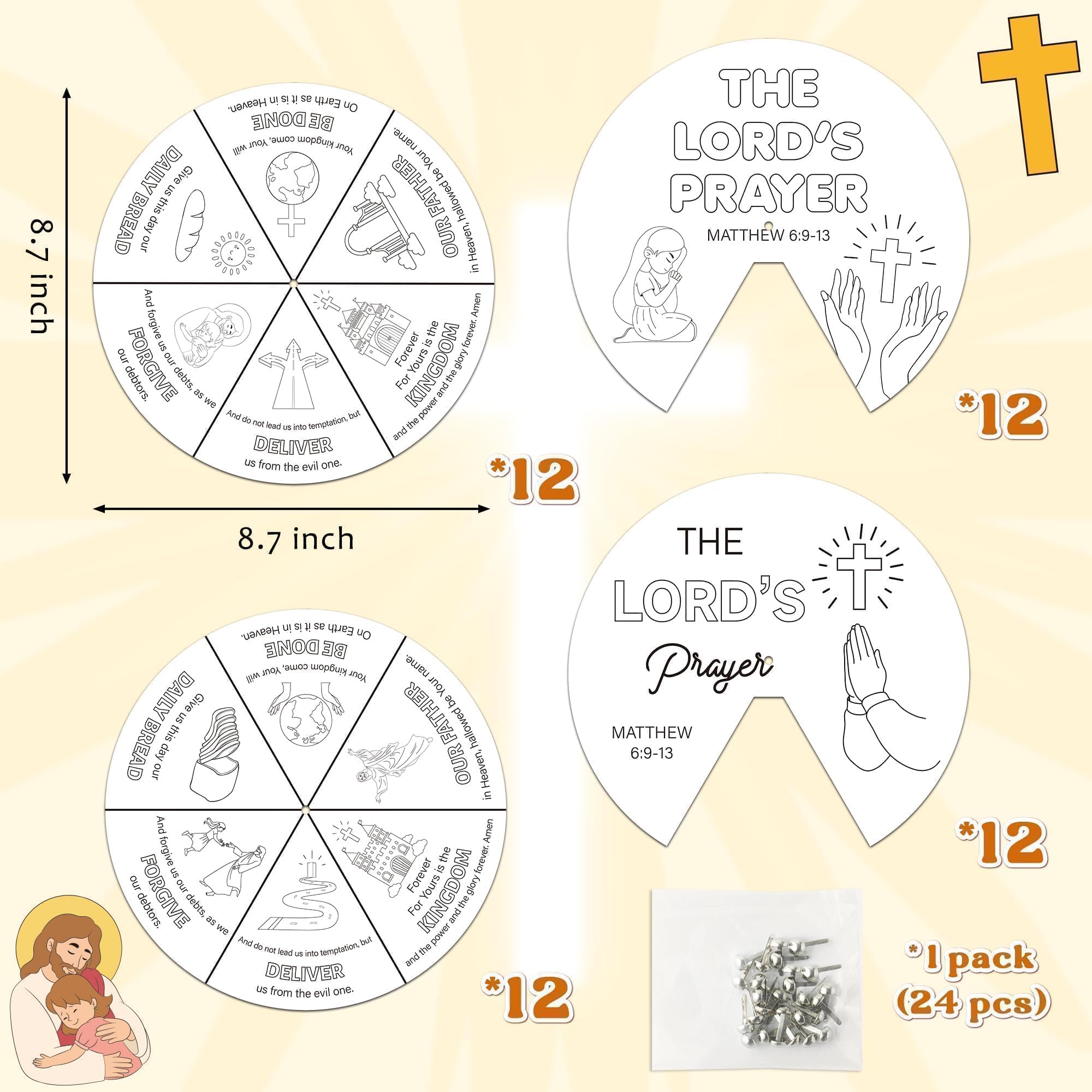 Snapklik.com : AsodSway Summer Christian Paper Crafts - Back To School ...