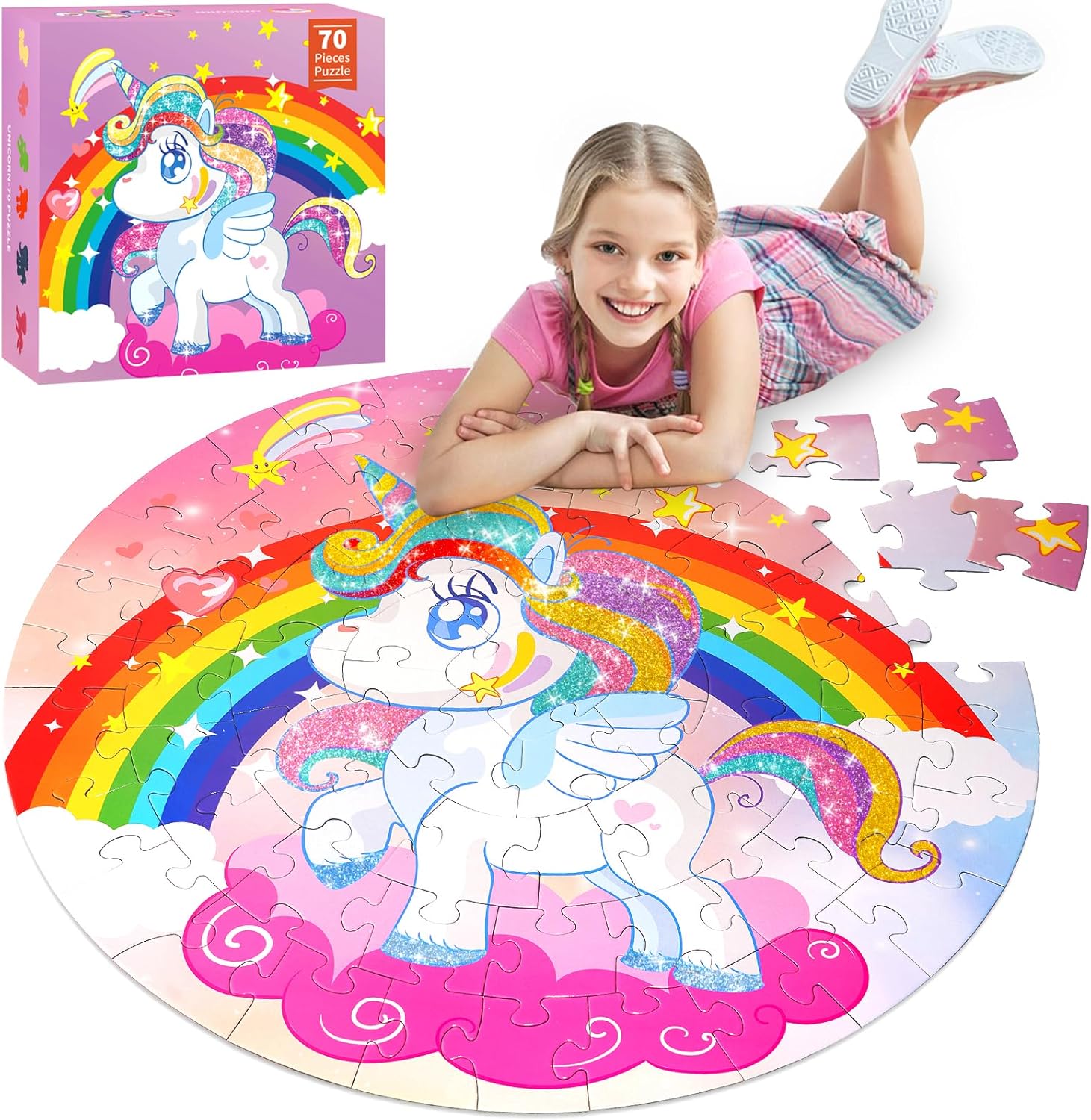 Amazon.com: Jigsaw Puzzles for Kids Ages 4-6: Floor Puzzles for Kids ...