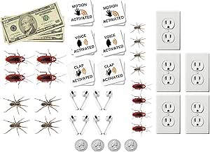 Amazon.com: The Ultimate Prank Decal Set 40 Pieces Fake Outlets Bugs ...