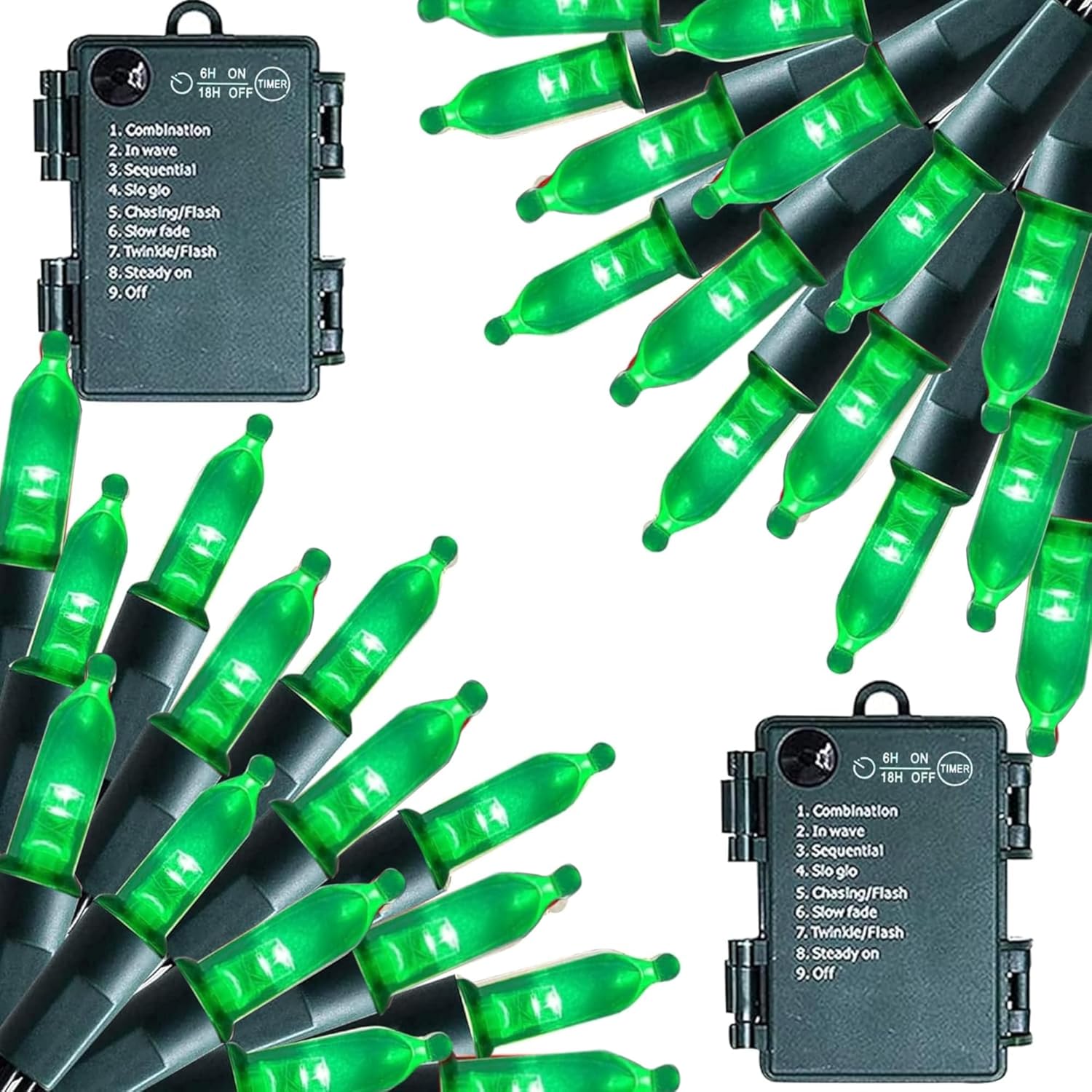 Dazzle Bright 50 mini luces LED (verde, 2) – Yaxa Guatemala