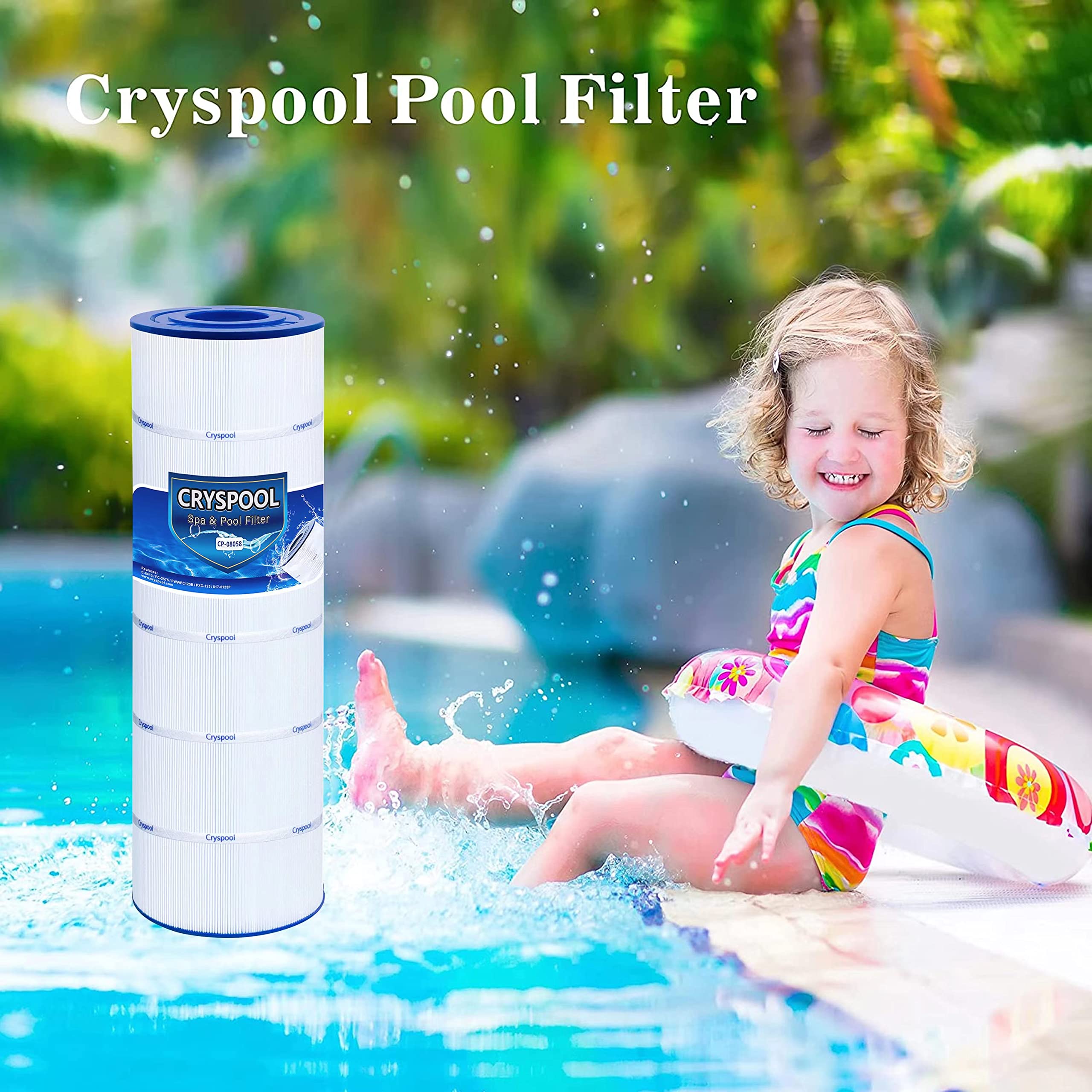 Cryspool Pool Filter Replacement for Unicel C-8413, PWWPC125B, FC-2575 ...
