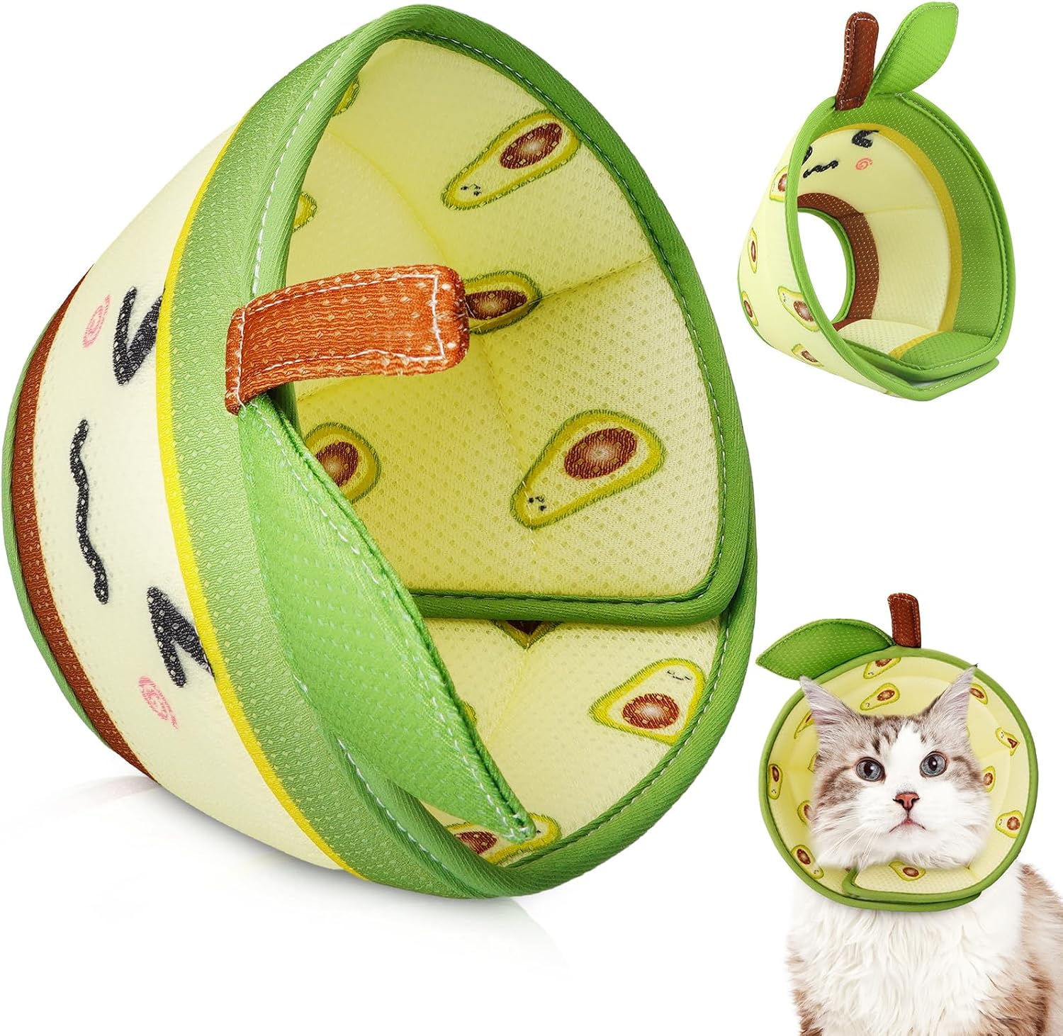 Cat Cone Collar Soft, Comfortable Cat Recovery Collar Pet Cone for ...