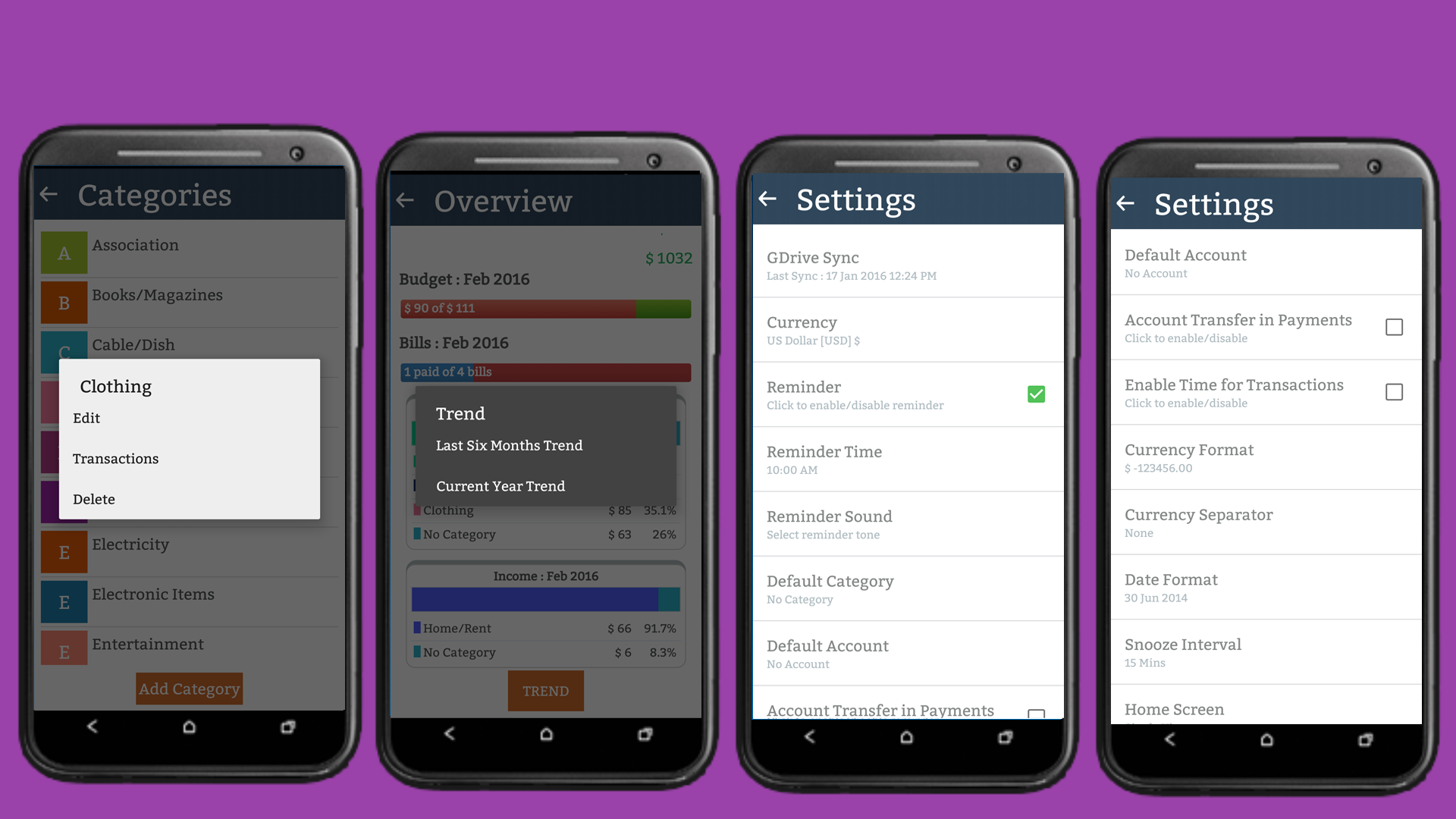 Home Budget Book:Amazon.com:Appstore for Android