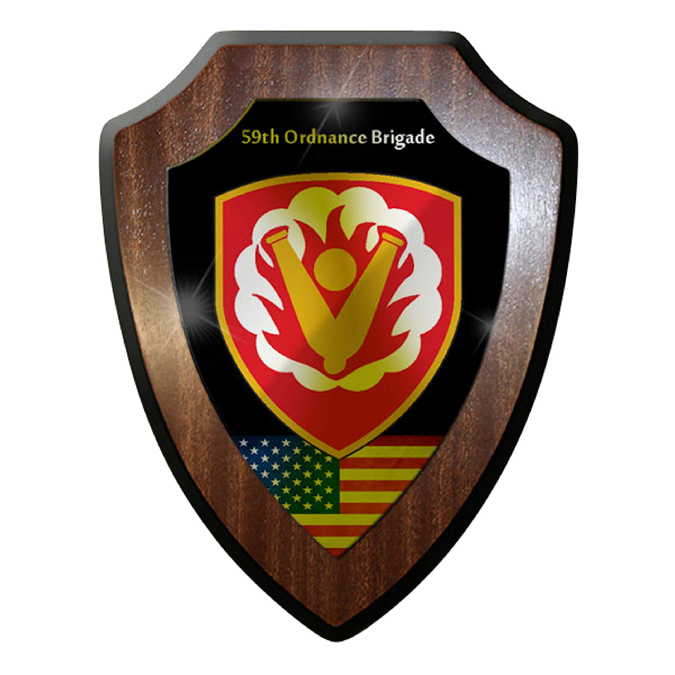 Scudo Collezionismo Militare Stemma Scudo Parete US Army Italia ...