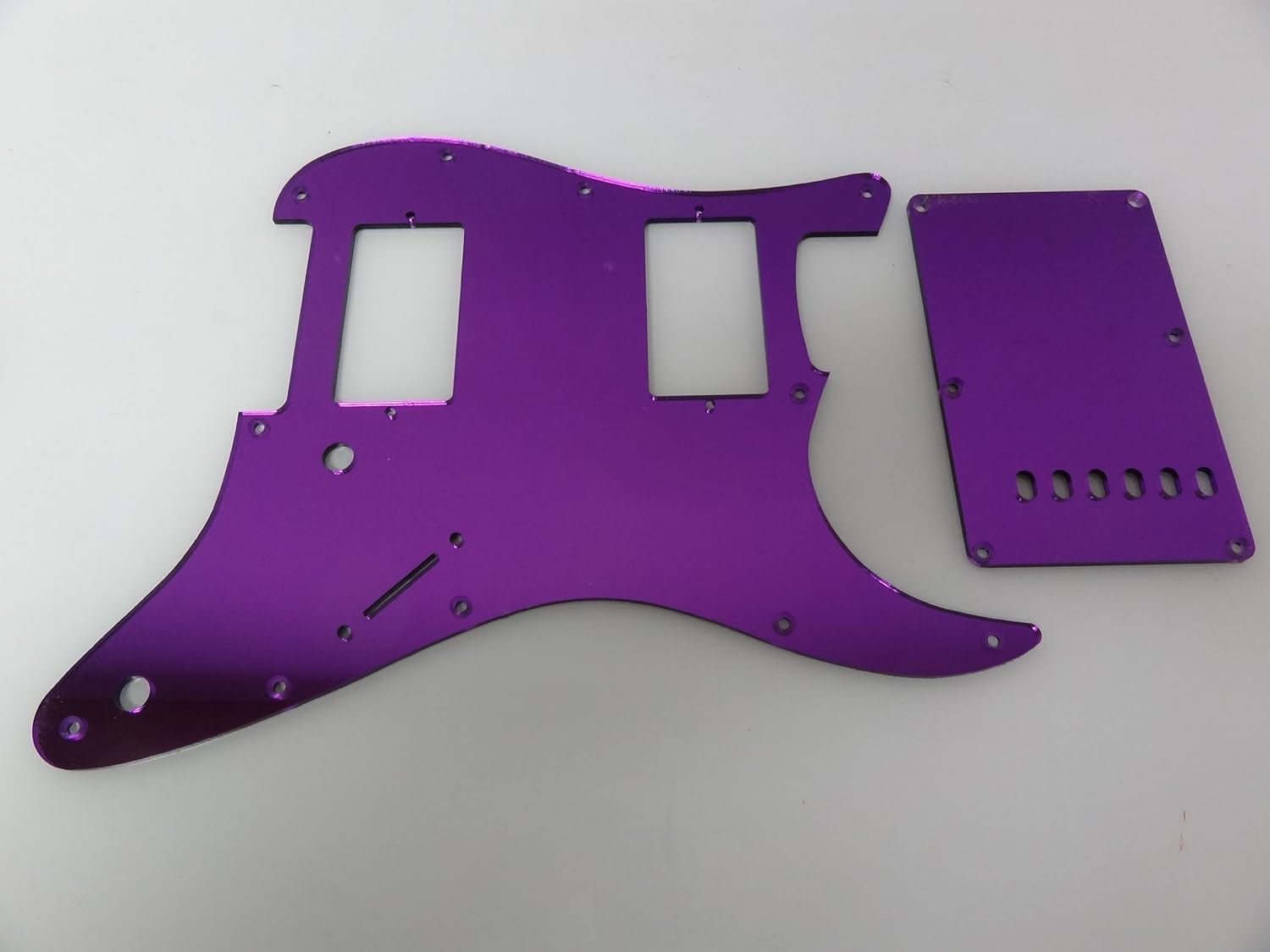 Amazon.com: HXH HH Purple Mirror Pickguard Set Hum Hum Fits Fender ...