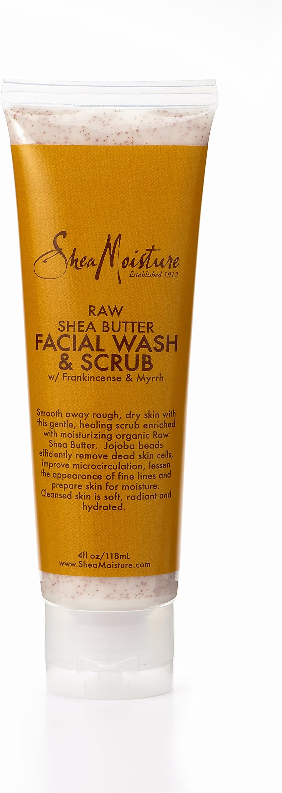 Amazon.com: SheaMoisture Facial Wash and Scrub African Black Soap for ...