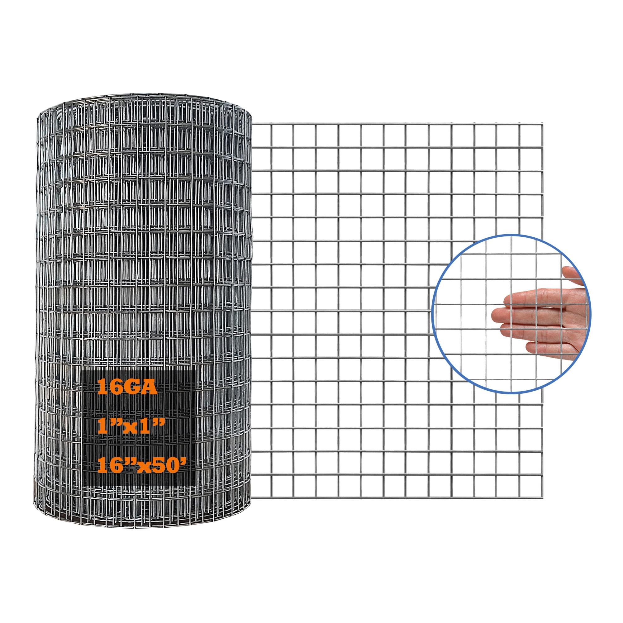 Snapklik.com : Galvanized Welded Wire Mesh Garden Economy Fence 16 Inch ...