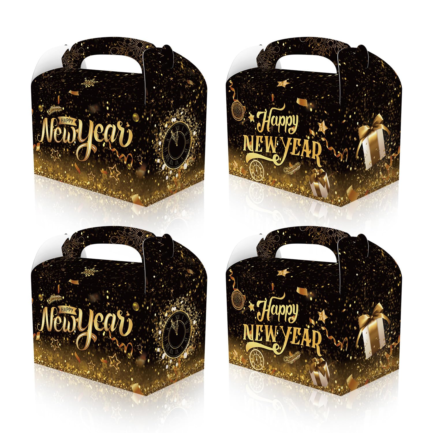 Amazon.com: CPTBAG 12 Pack New Year Eve Party Favors Boxes 2025 Happy ...