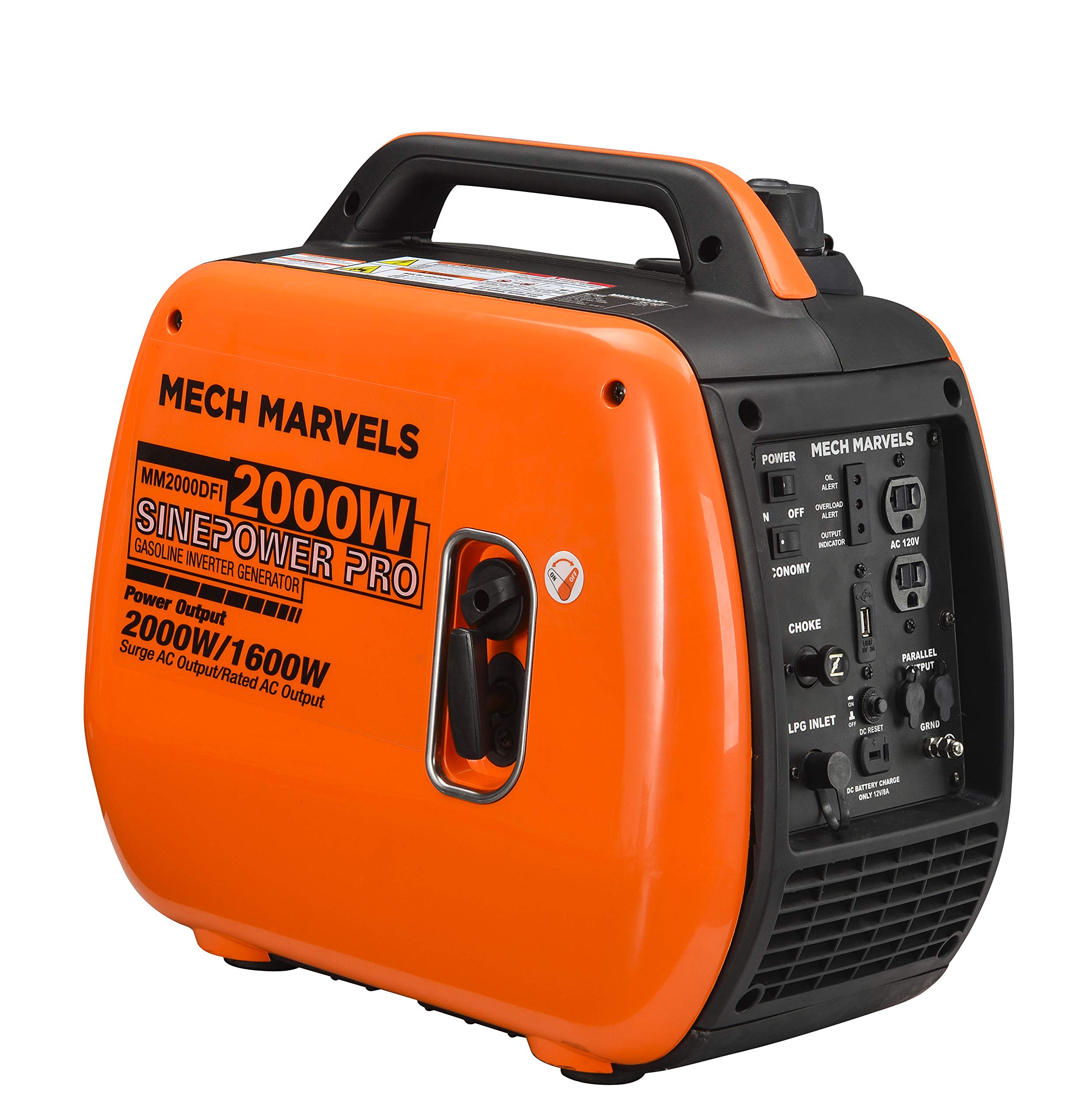 Amazon.com : Mech Marvels Super Quiet 2000 Watt Portable Dual Fuel ...