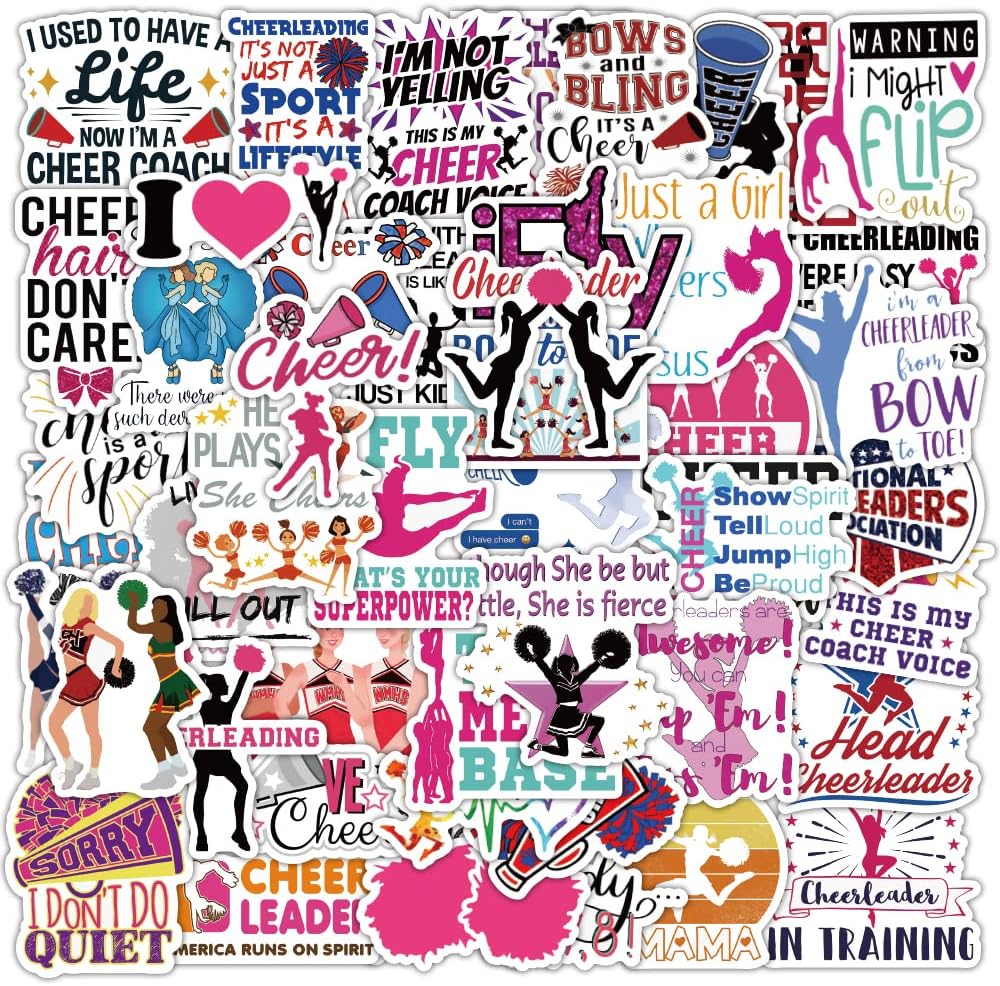 Amazon.com: Scrapbook Customs Neon Sports - Cheerleading Set of 2 ...