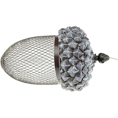 Amazon.com : Acorn Bird Feeder, Holds 2 Cups of Seed, Outside Hanging ...