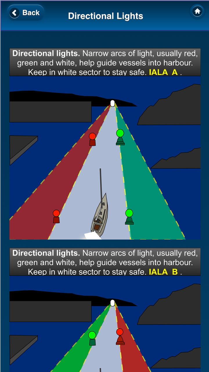 Aplicación IALA Buoyage & Lights for Boating & Sailing en Amazon Appstore