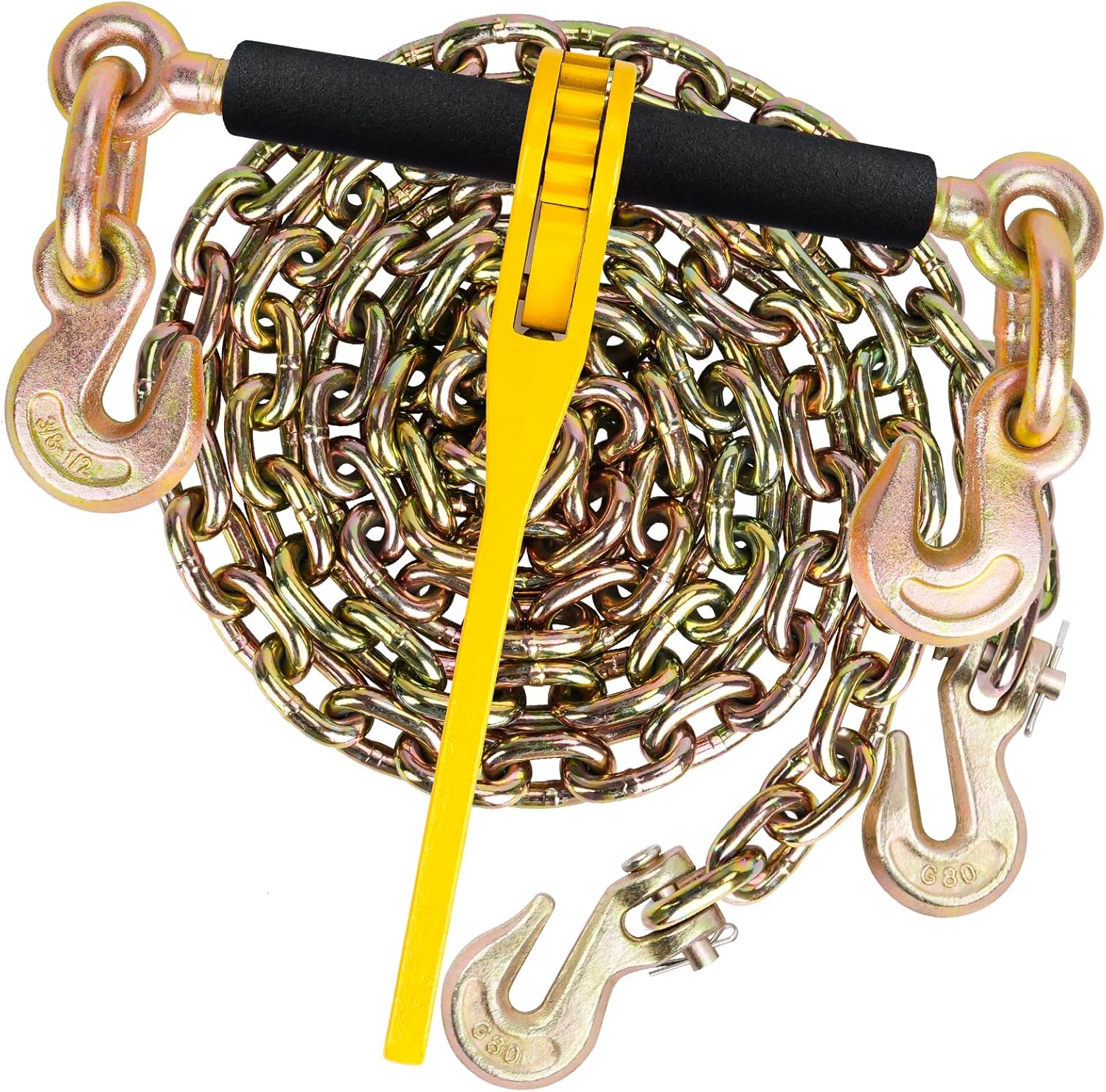 Amazon.com: Lechansen 1/4"-5/16" G80 Chain Binders Kit, Equipment with G80 Chian Hooks, G80 ...