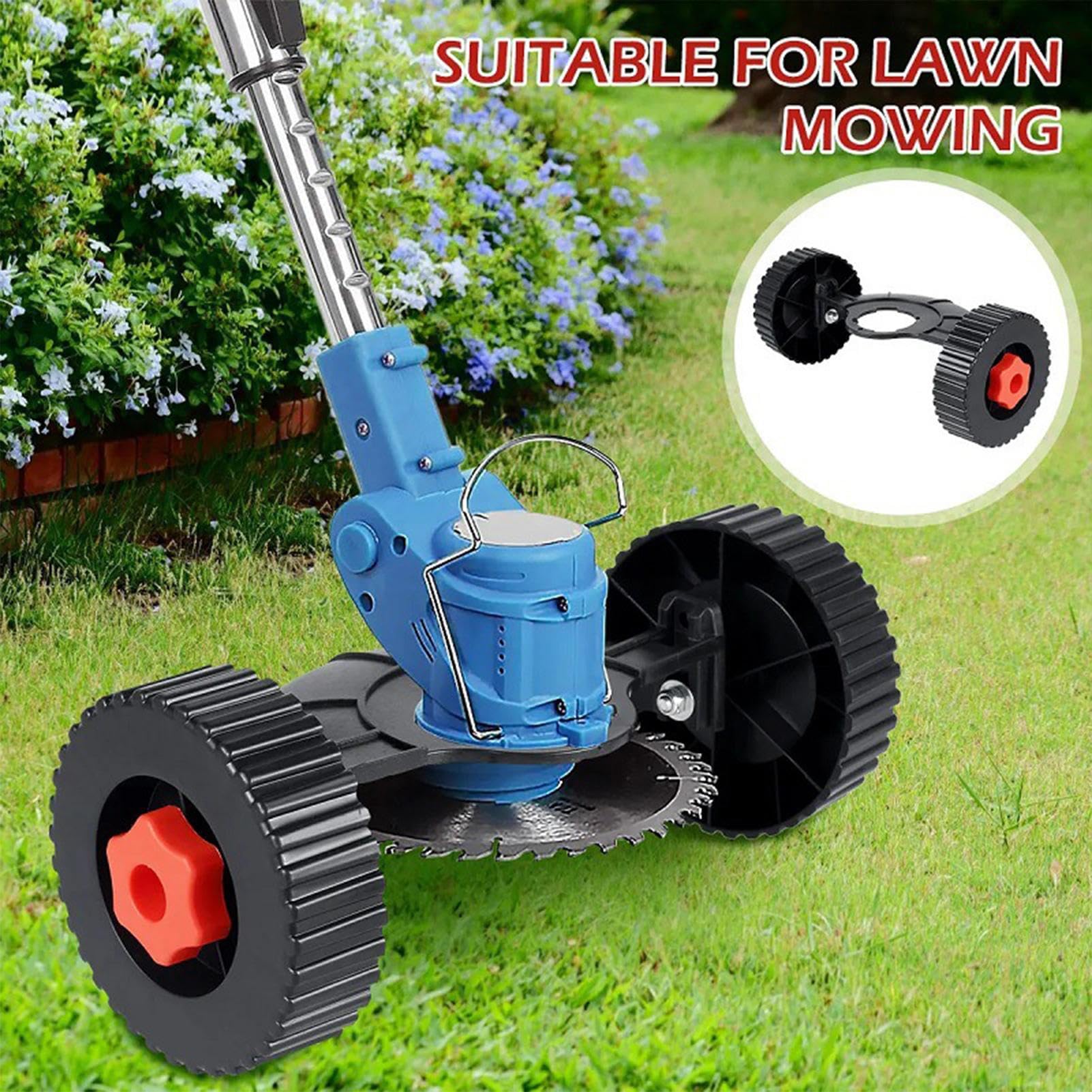 Trimmer Support Wheel String Trimmer Wheel Attachment - Triangular ...