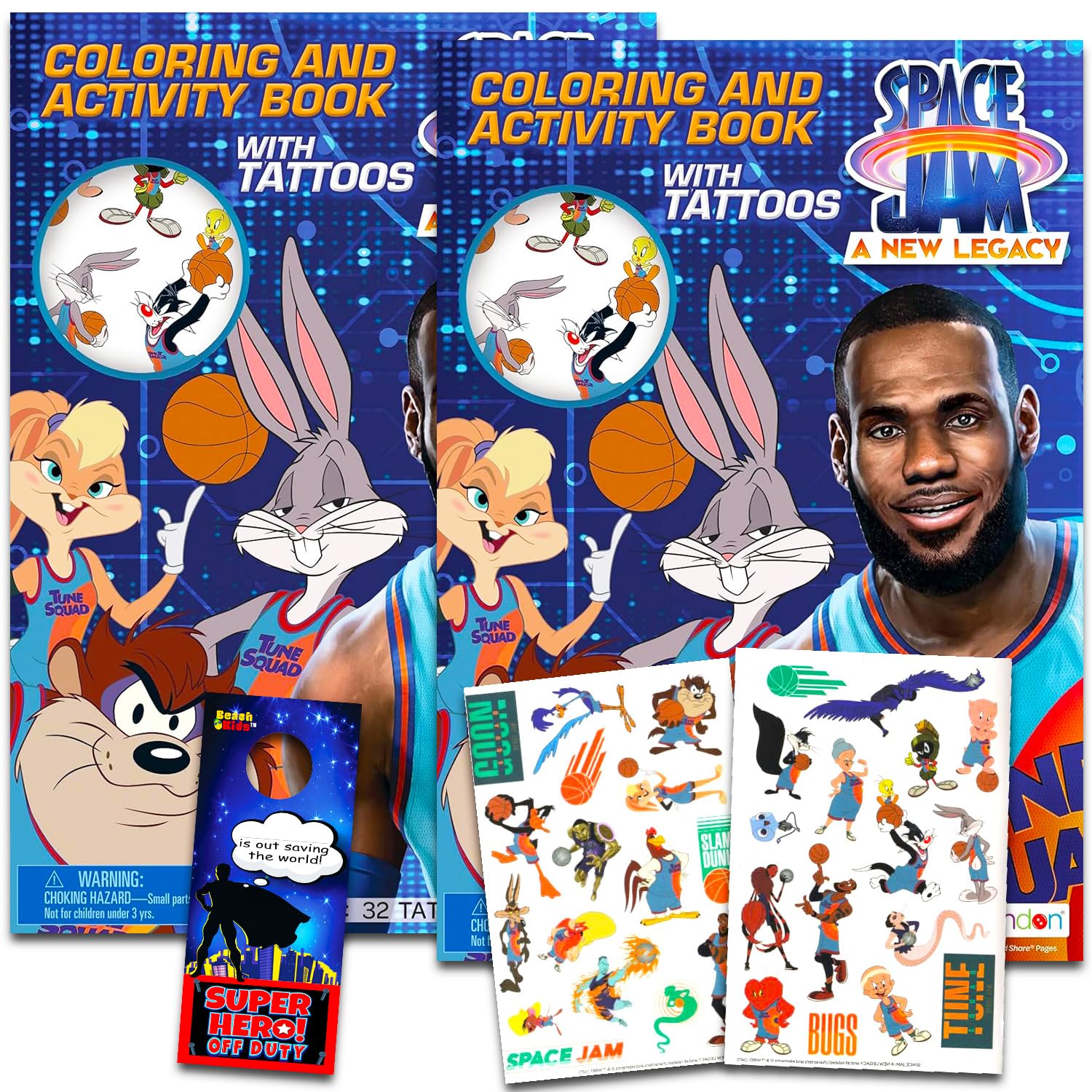 Amazon.com : Space Jam Tattoo Set - Bundle of 60+ Looney Tunes ...