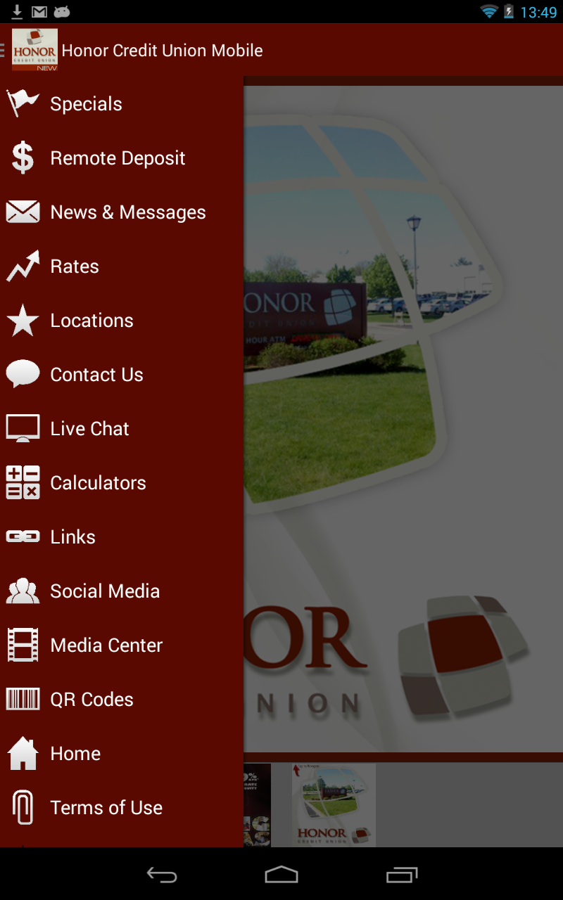 Honor Credit Union Mobile - App on Amazon Appstore