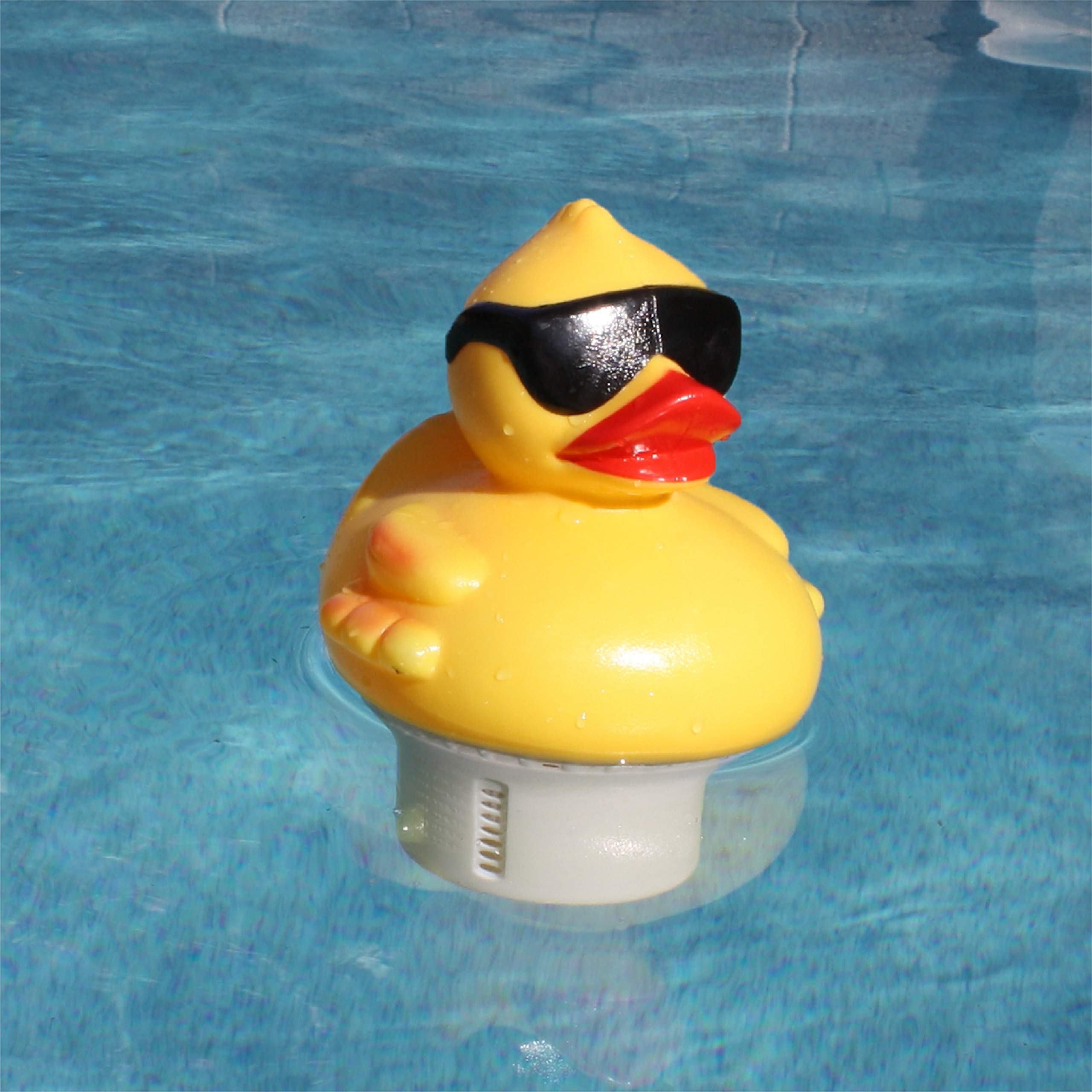 Snapklik.com : Derby Duck Mid-Size Pool Chlorinator; Expandable Basket ...