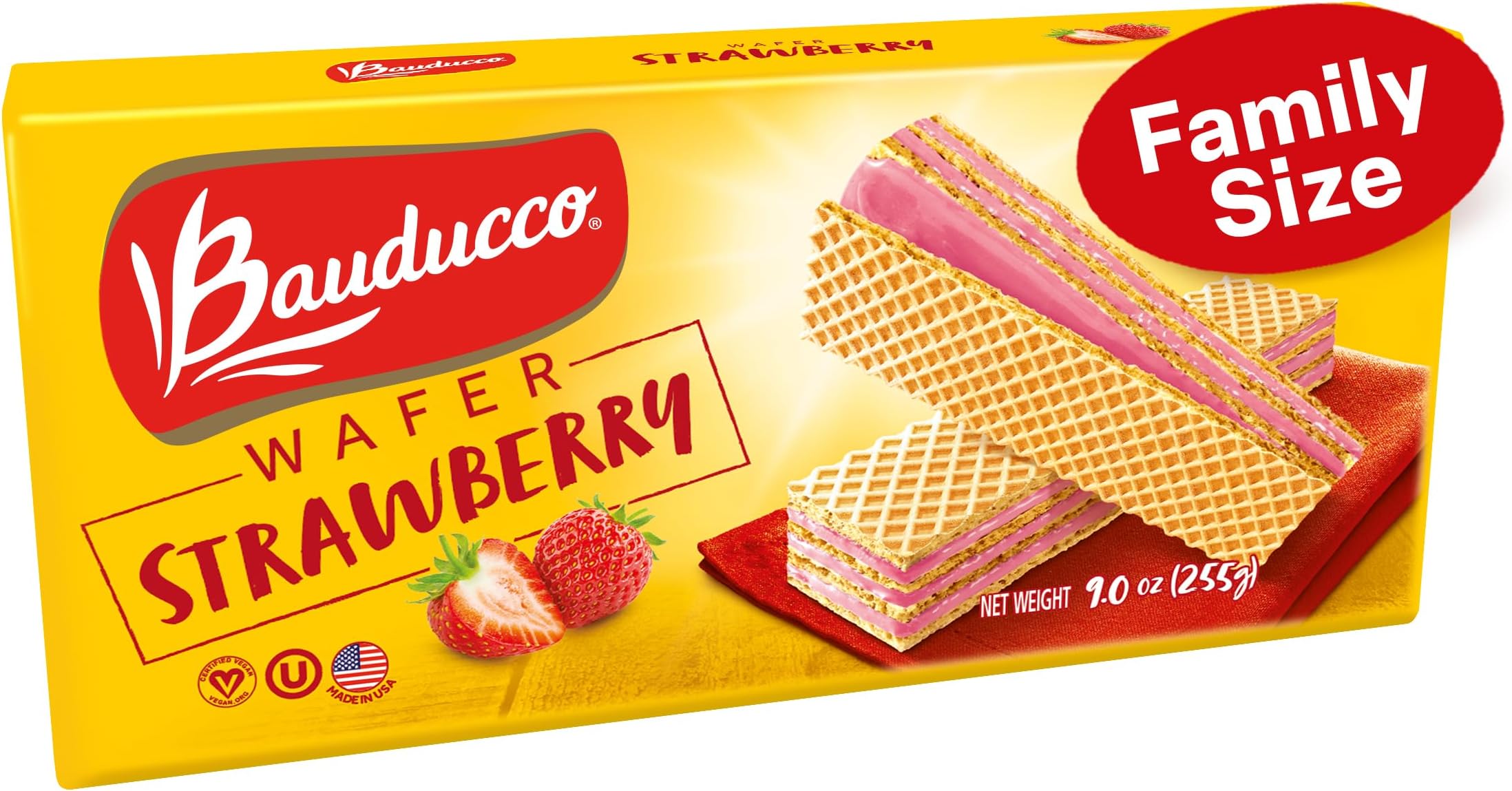 Amazon.com: Bauducco Wafers - Crispy and Delicate Wafer Cookies Filled ...