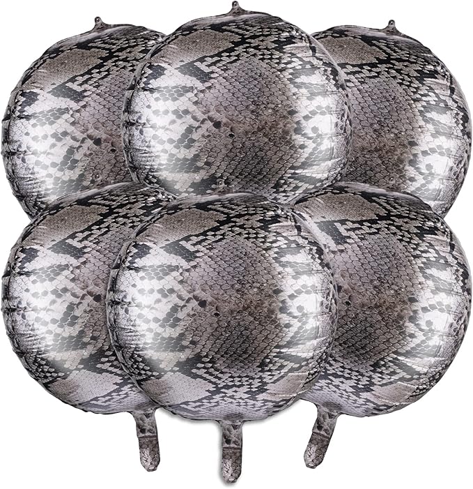 Amazon.com: Prasacco 6 Pieces 22inch Foil Snake Balloons for Party ...
