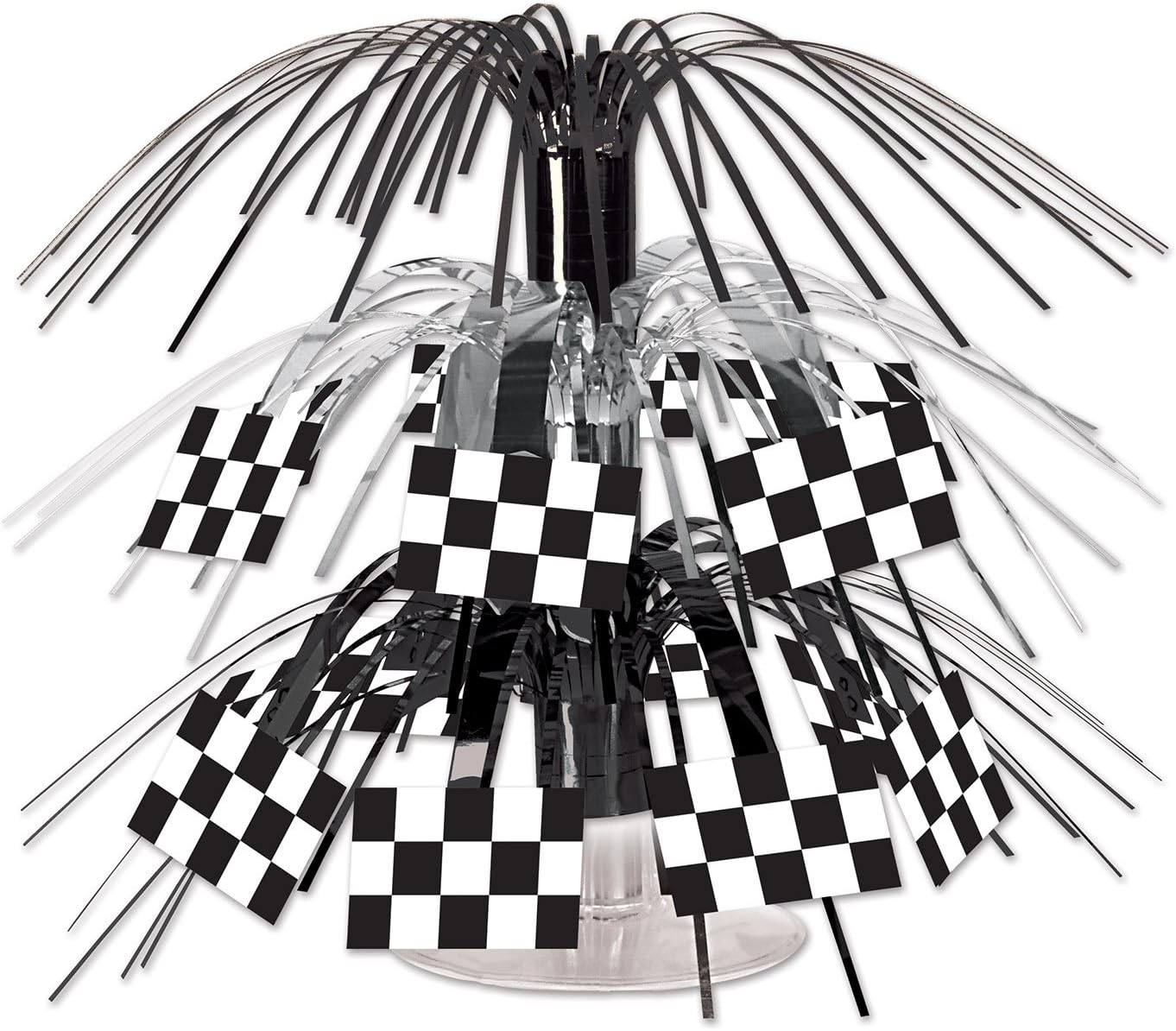 Amazon.com: Beistle Checkered Flag 71/2-Inch Cascade Centerpiece, Mini ...